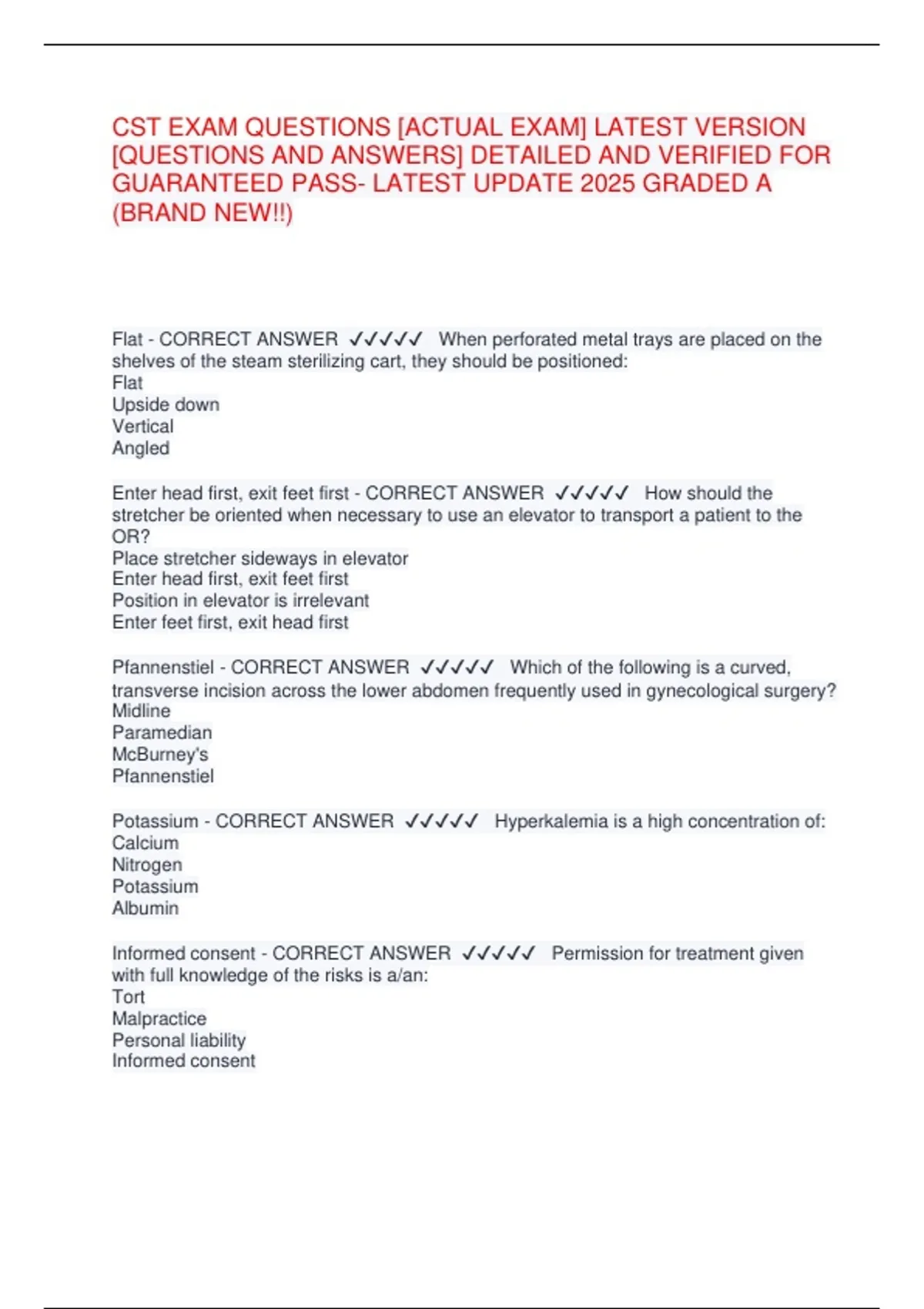 CST EXAM QUESTIONS 2025.pdf//CST EXAM QUESTIONS 2025.pdf - CST - Stuvia US