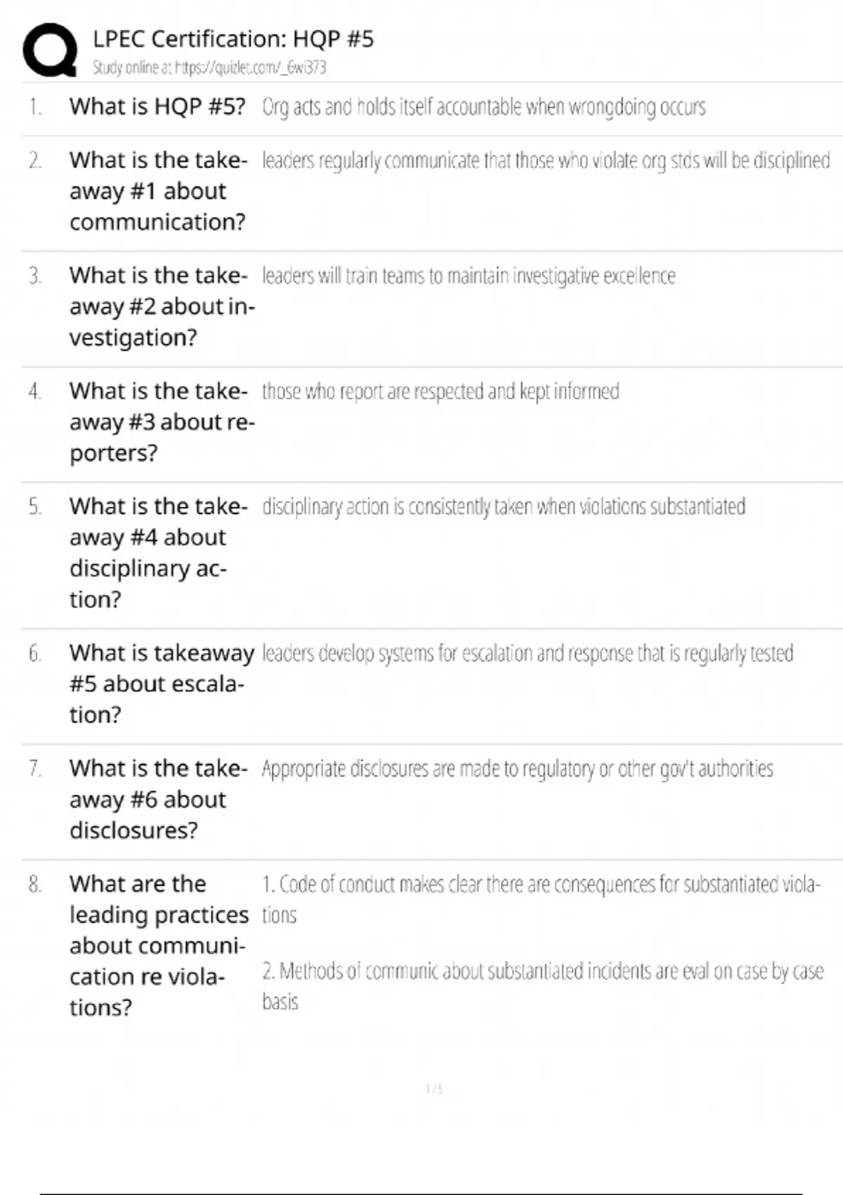 LPEC Certification HQP #5 Test Bank / Licensed Professional Engineering ...