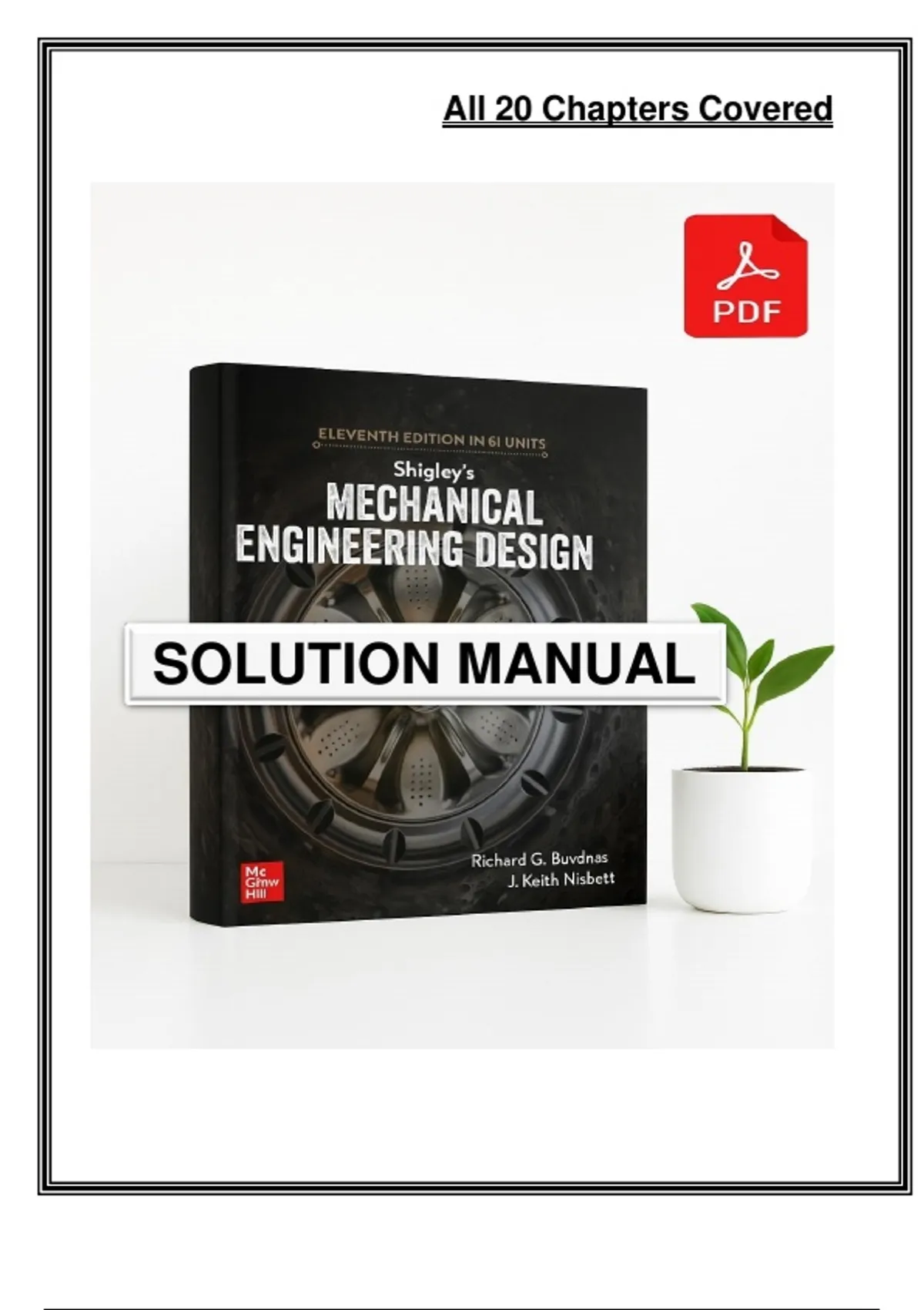Solution Manual – Shigley’s Mechanical Engineering Design (SI Units ...