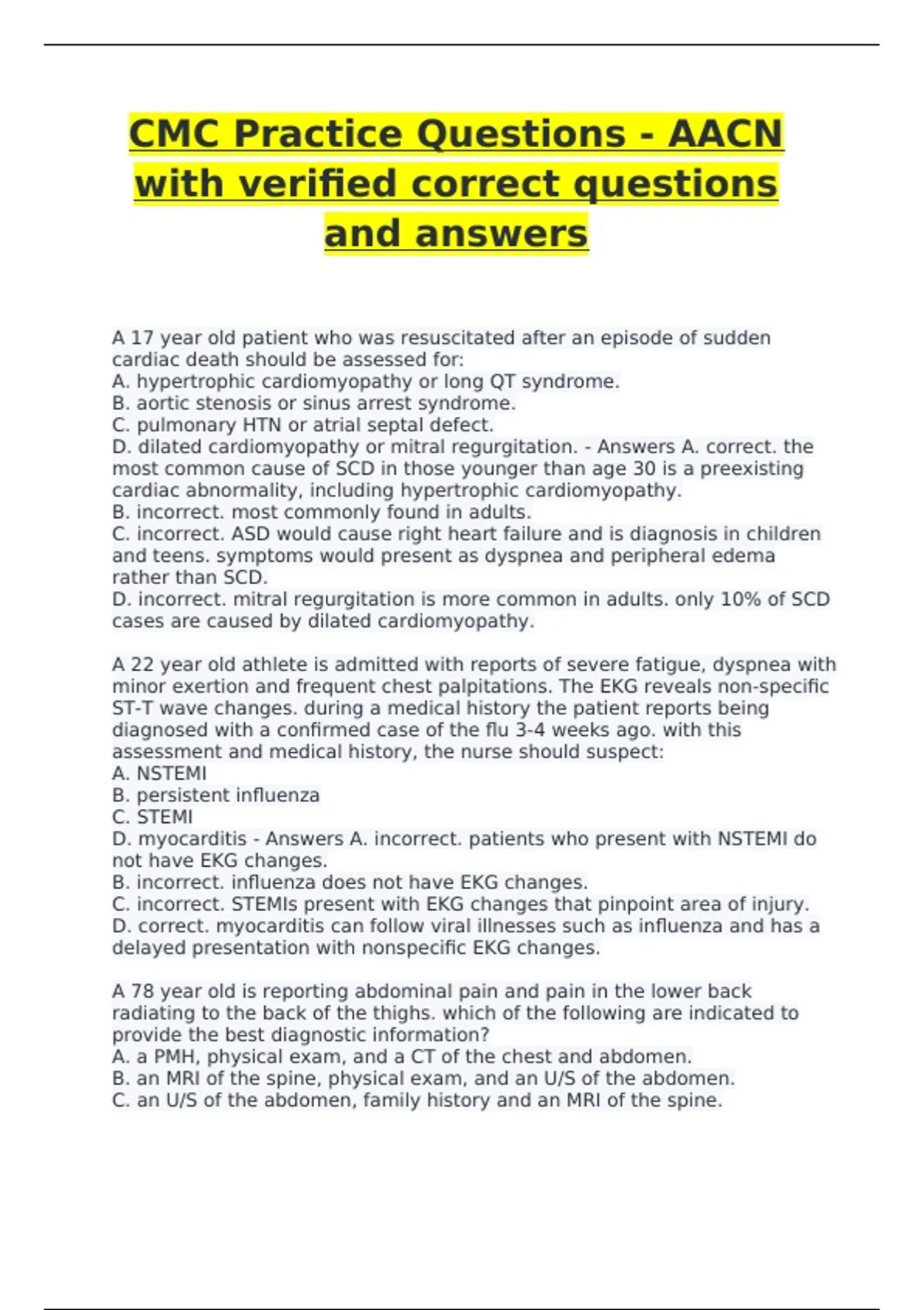 Certified Management Consultant (CMC) Practice Questions – Exam ...