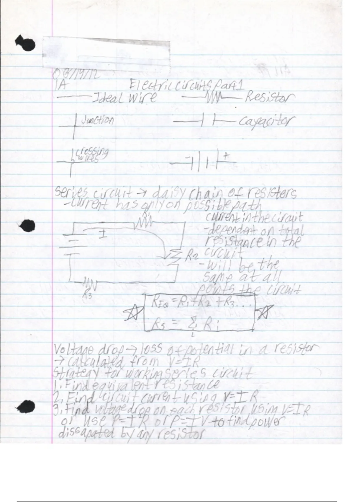 AP Physics Notes on Electric Circuits - Physics - Stuvia US