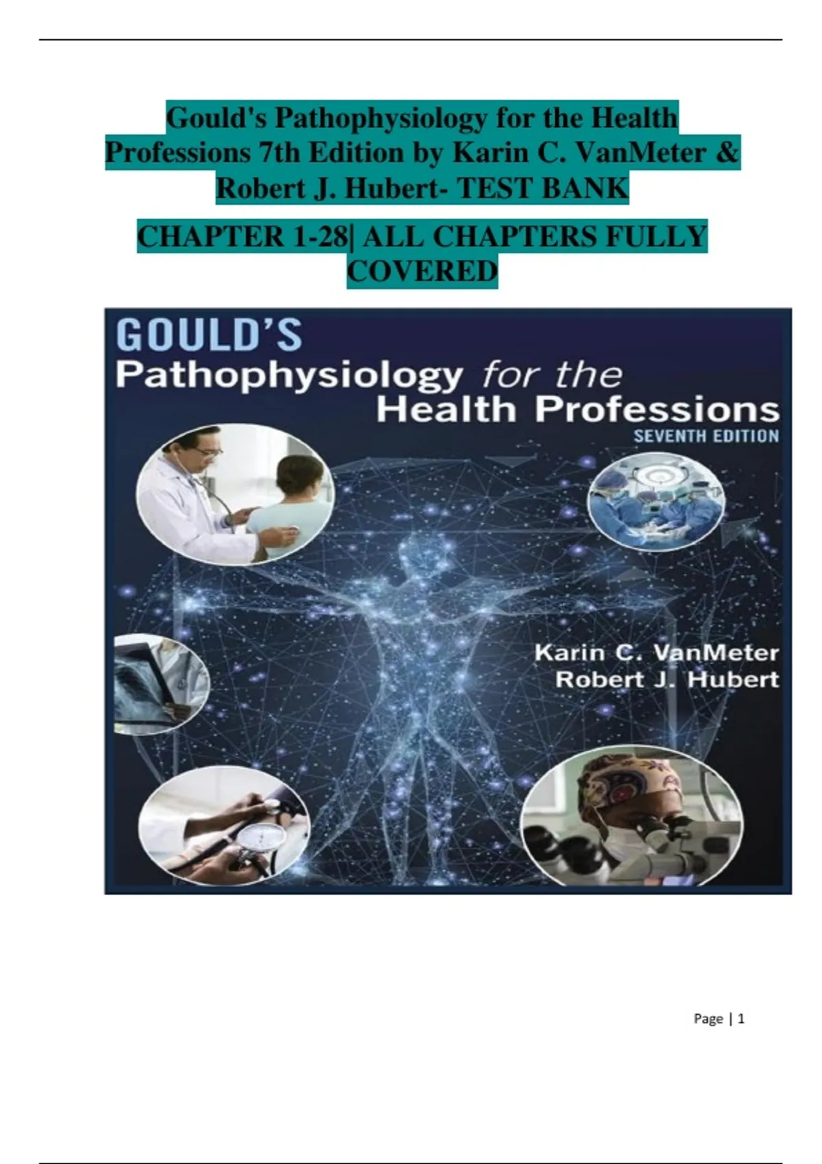 Gould’s Pathophysiology for the Health Professions (7th Edition ...