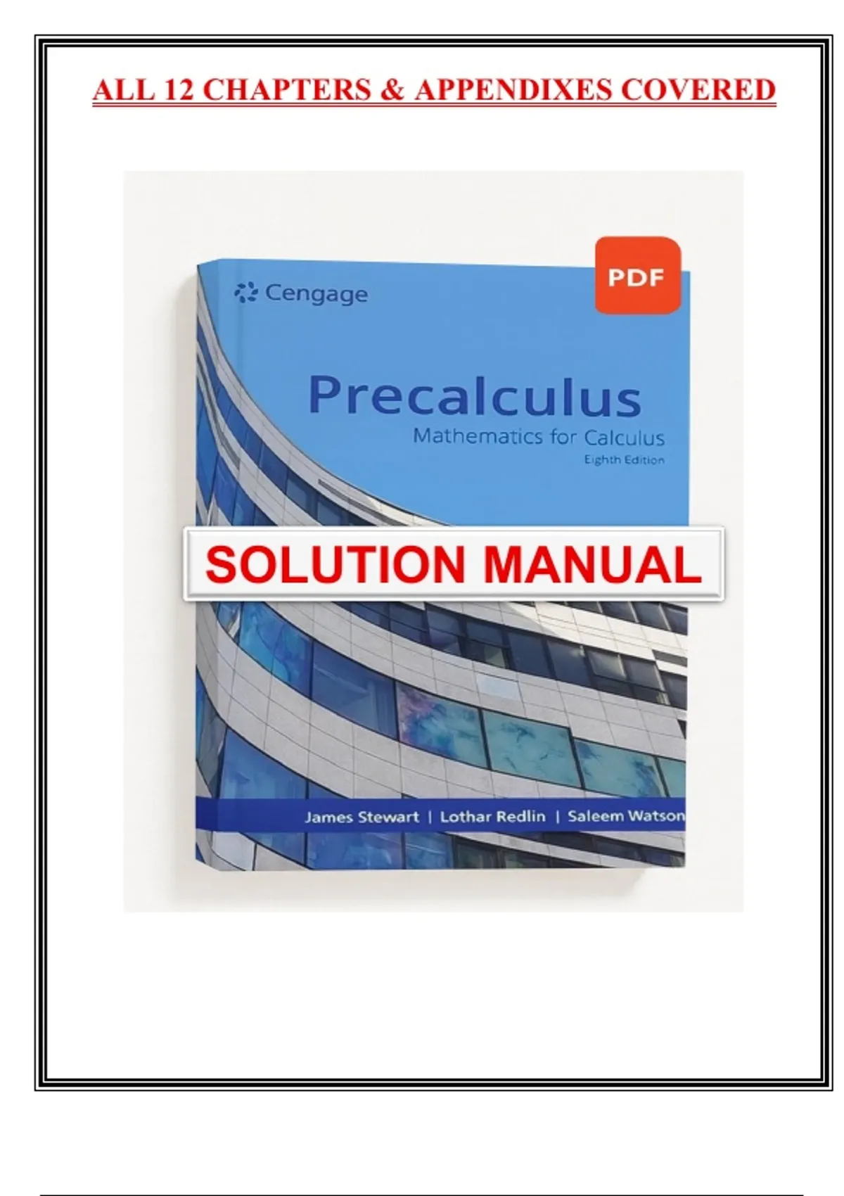Precalculus Mathematics for Calculus (8th Edition, 2024 – Stewart ...