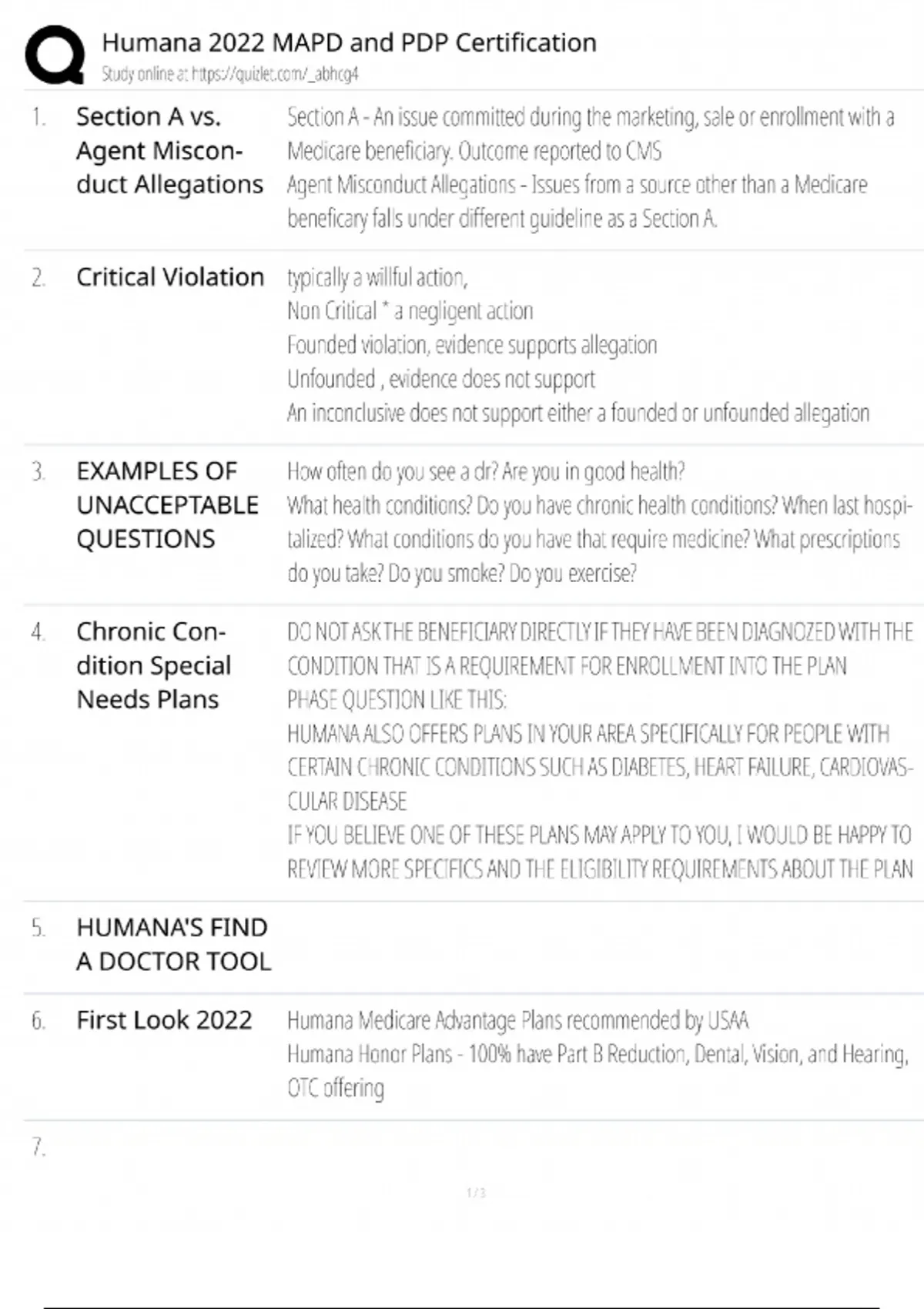 Humana 2022 MAPD PDP Certification Test Bank / Medicare Plans Exam ...