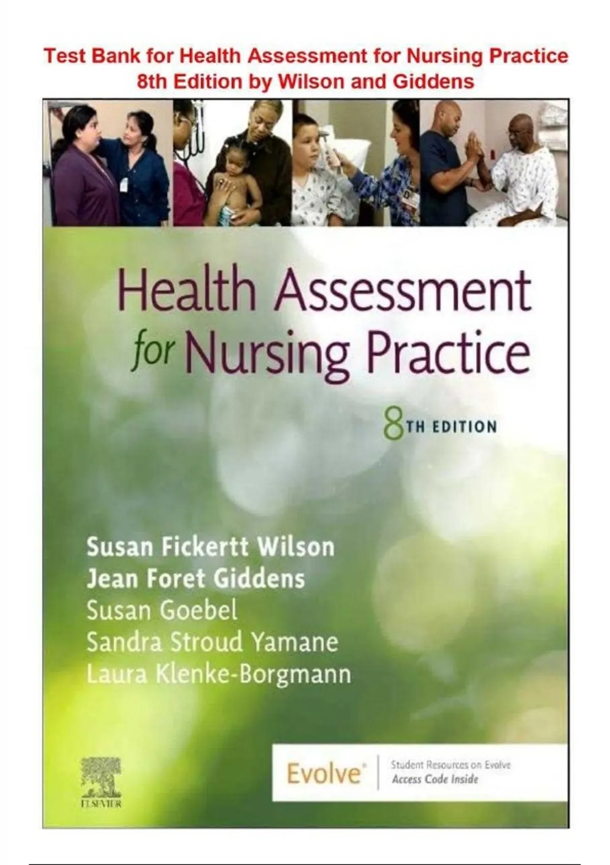 Test Bank for Health Assessment for Nursing Practice 8th Edition by ...