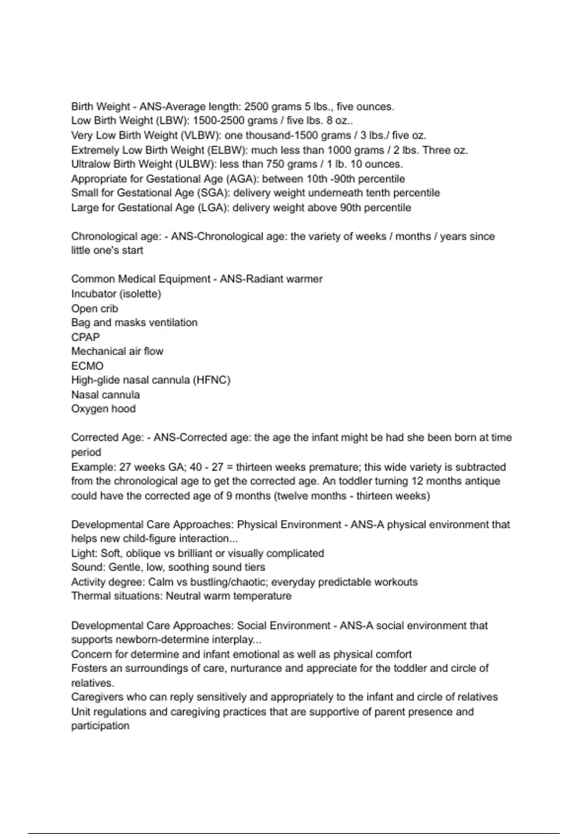 (Exam 1) Neonatal Intensive Care Unit (NICU) NEWEST 2025/2026 ACTUAL ...