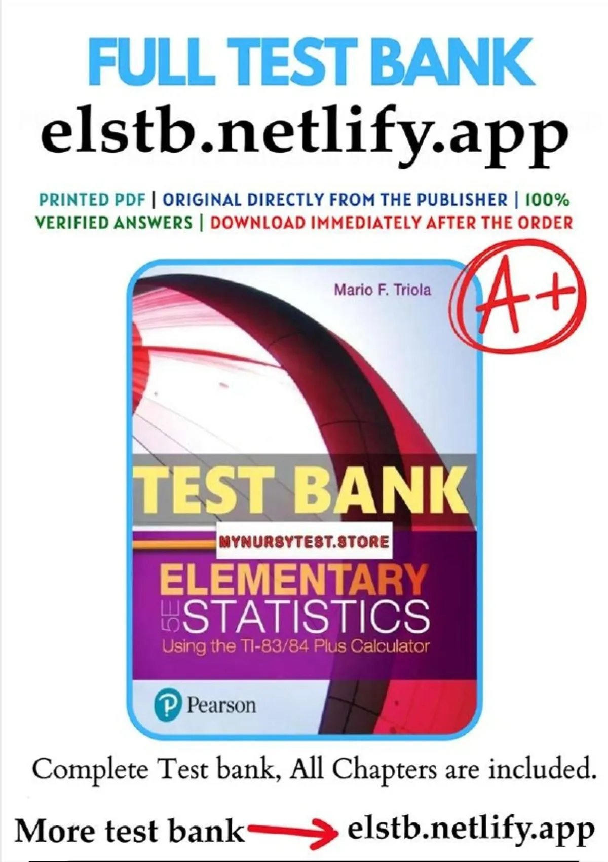 test_bank_for_elementary_statistics_using_the_ti_83_84_plus_calculator ...