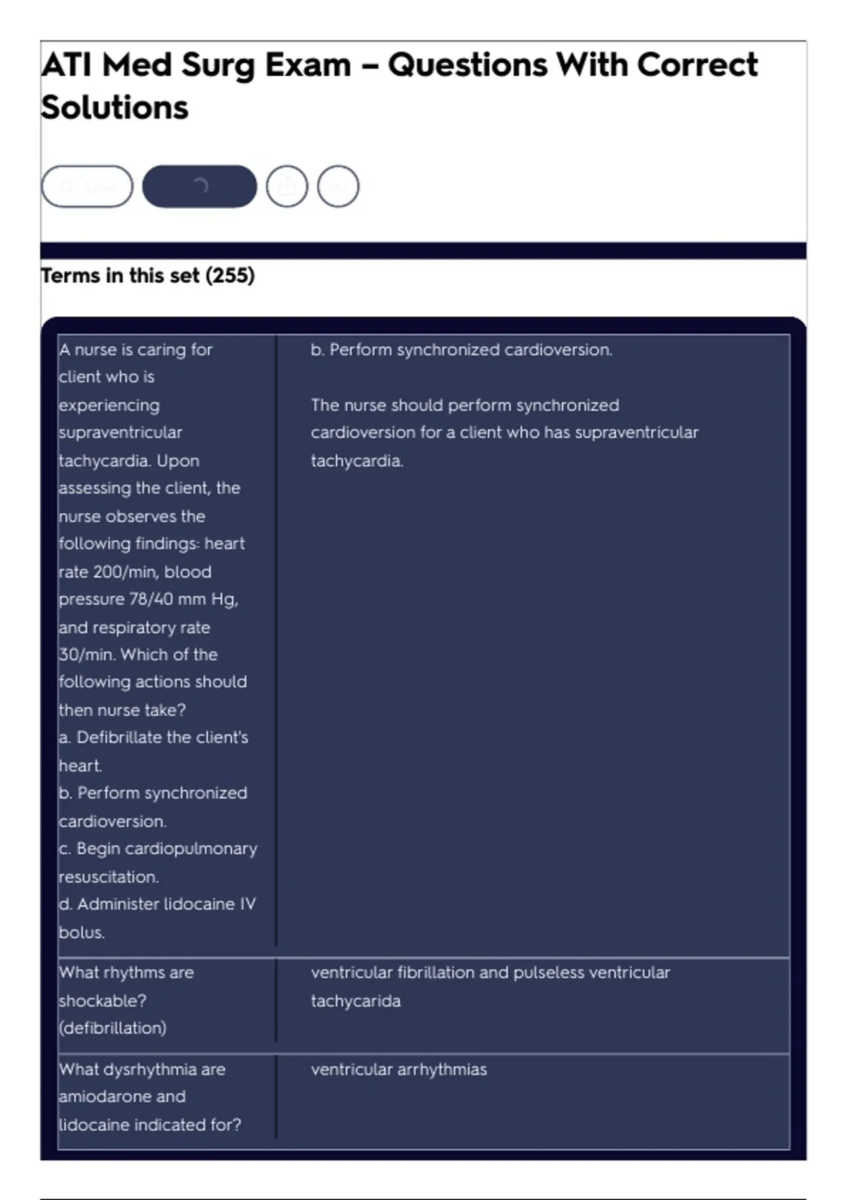 ATI Med Surg Exam – Questions With Correct Solutions - ATI - Stuvia US