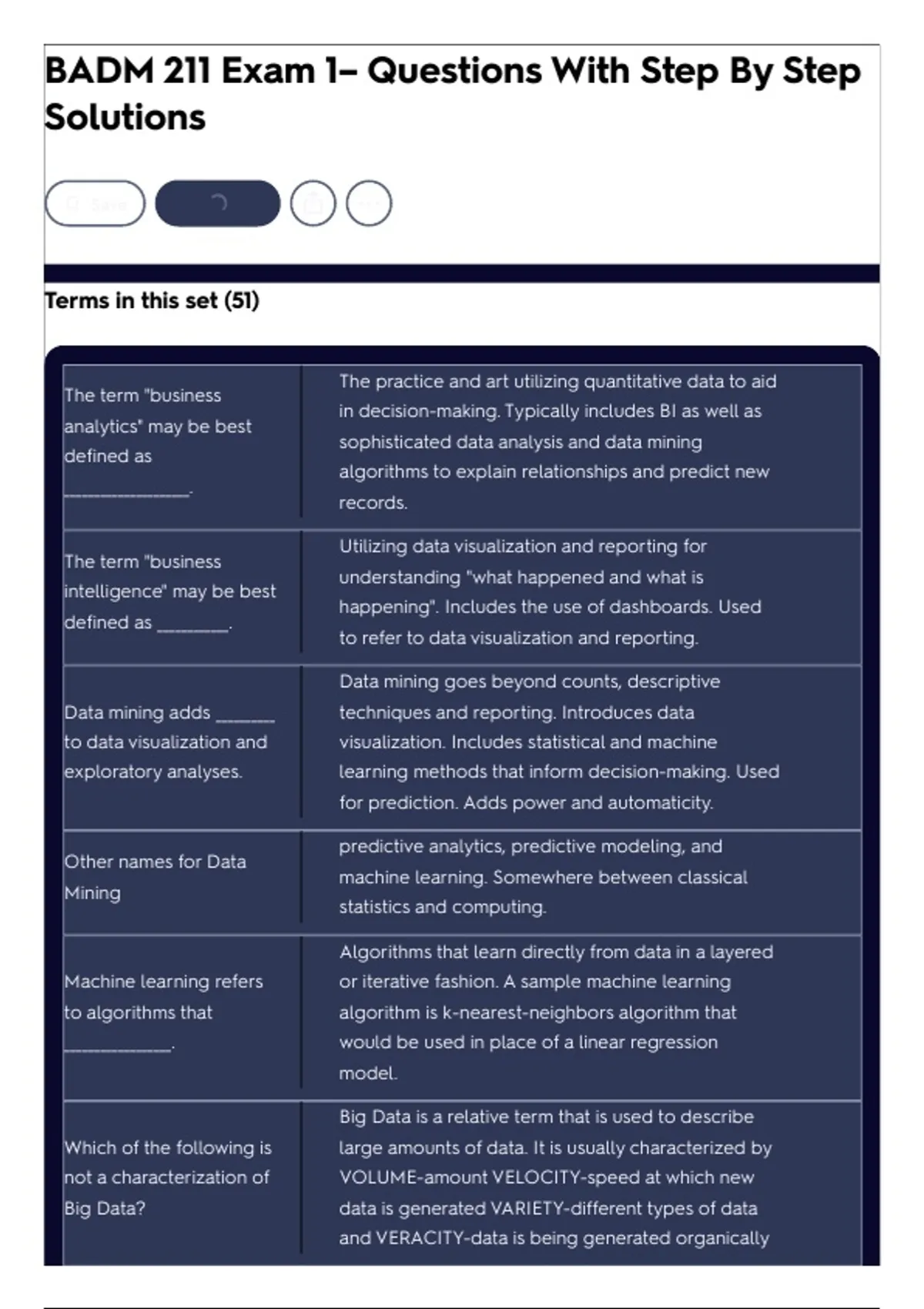 BADM 211 Exam 1– Questions With Step By Step Solutions - BADM 211 ...