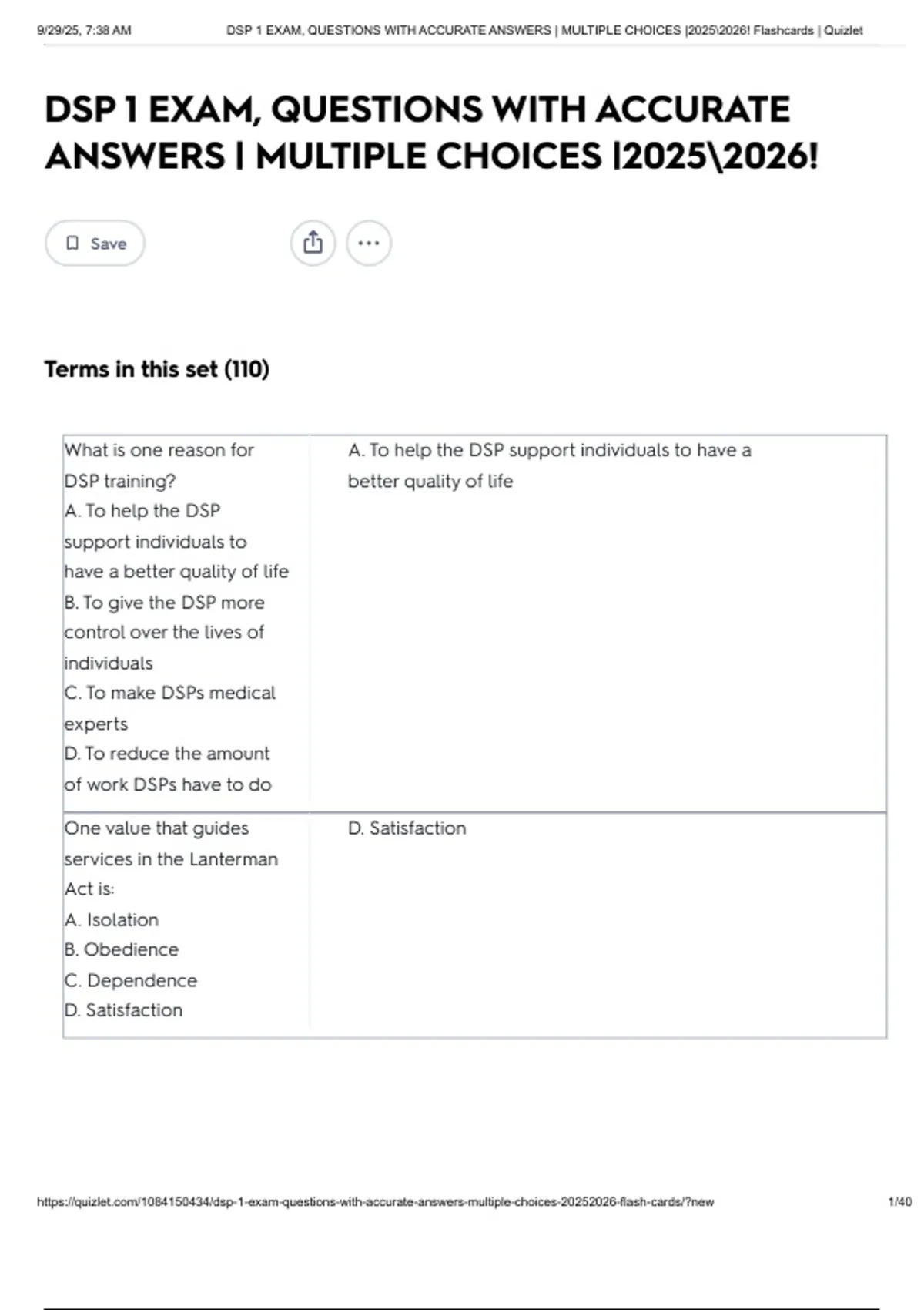 DSP 1 EXAM, QUESTIONS WITH ACCURATE ANSWERS | MULTIPLE CHOICES |! - DSP ...