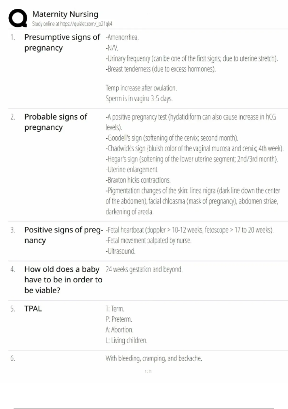 Maternity Nursing Exam Prep / Test Bank / Study Guide 2025 Update ...