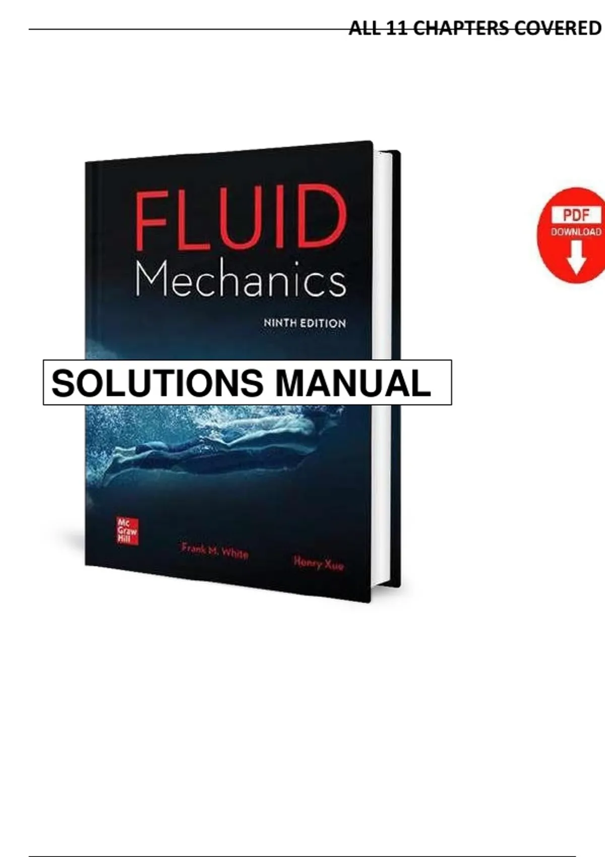 Solution Manual: Fluid Mechanics (9th Edition) by Frank White - Fluid ...