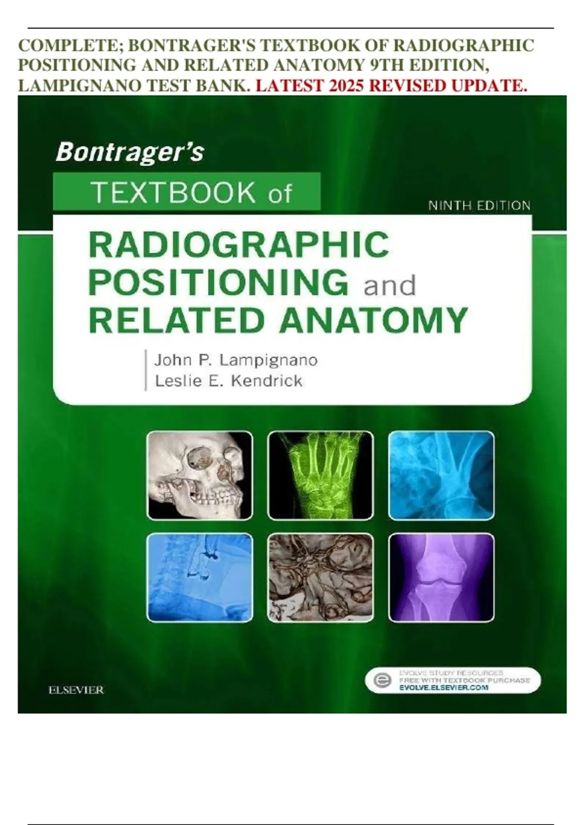 Bontrager’s Textbook of Radiographic Positioning and Related Anatomy ...
