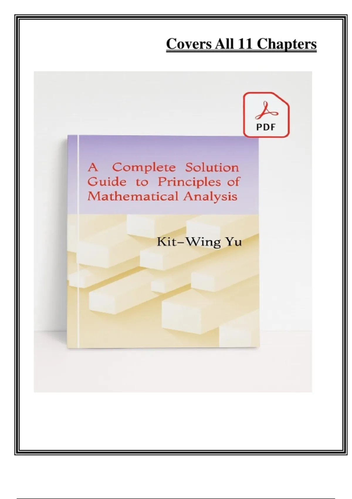 A Complete Solution Guide to Principles of Mathematical Analysis by Kit ...
