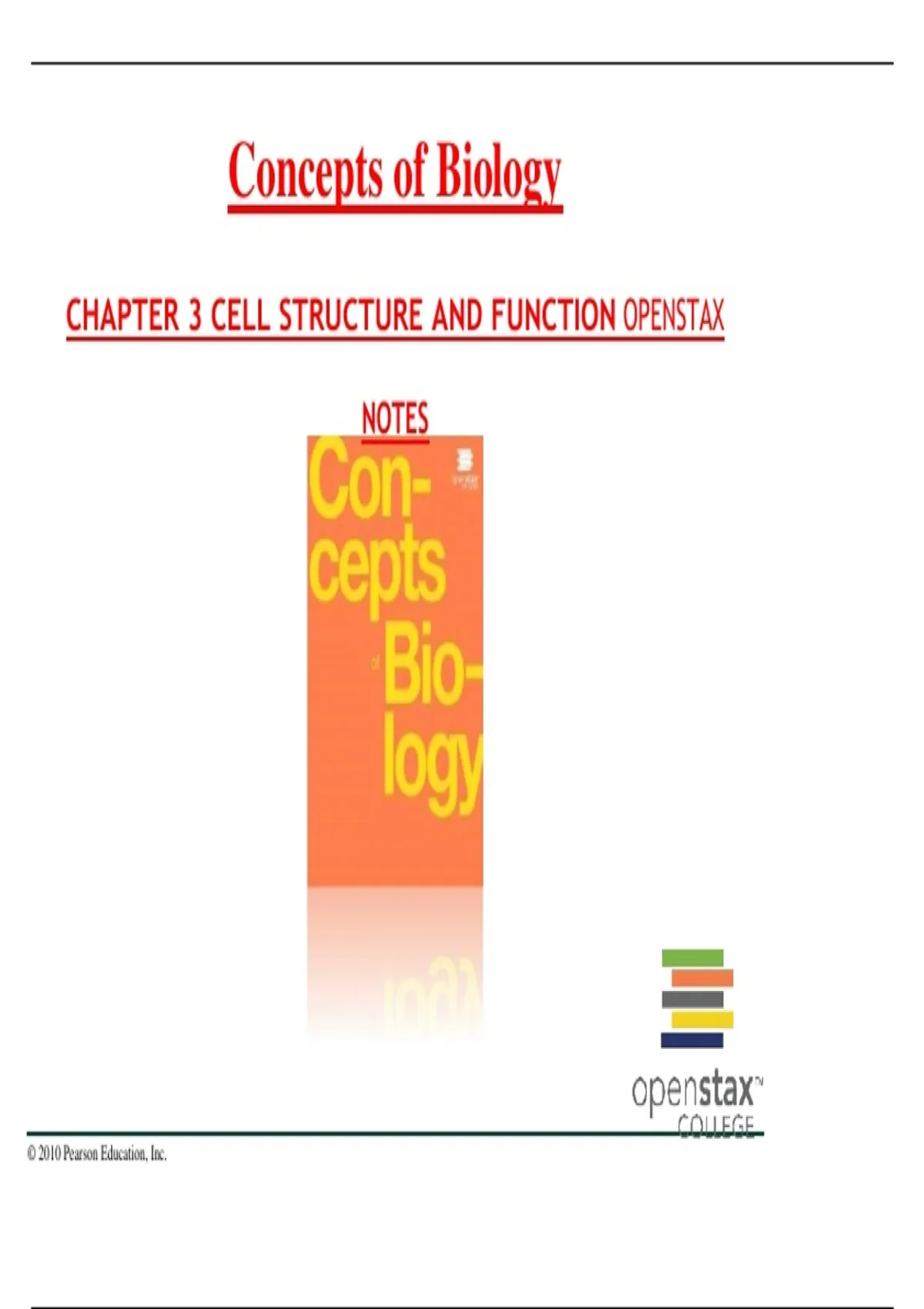 Concepts of Biology (OpenStax) – Chapter 3: Cell Structure and Function ...