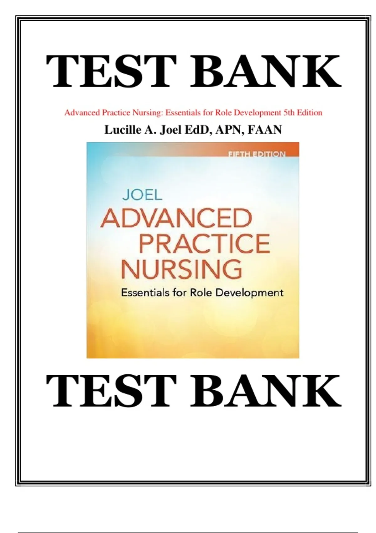 Advanced Practice Nursing: Essentials for Role Development 5th Edition ...