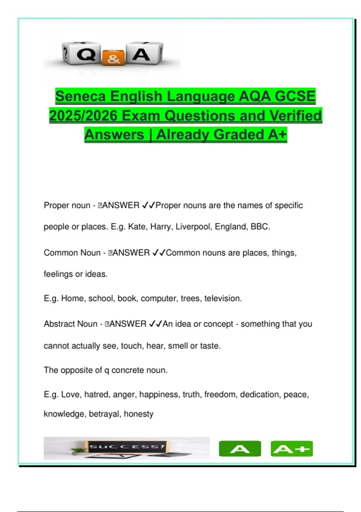 English Language AQA GCSE (2025/2026) | 150+ Literary Techniques ...