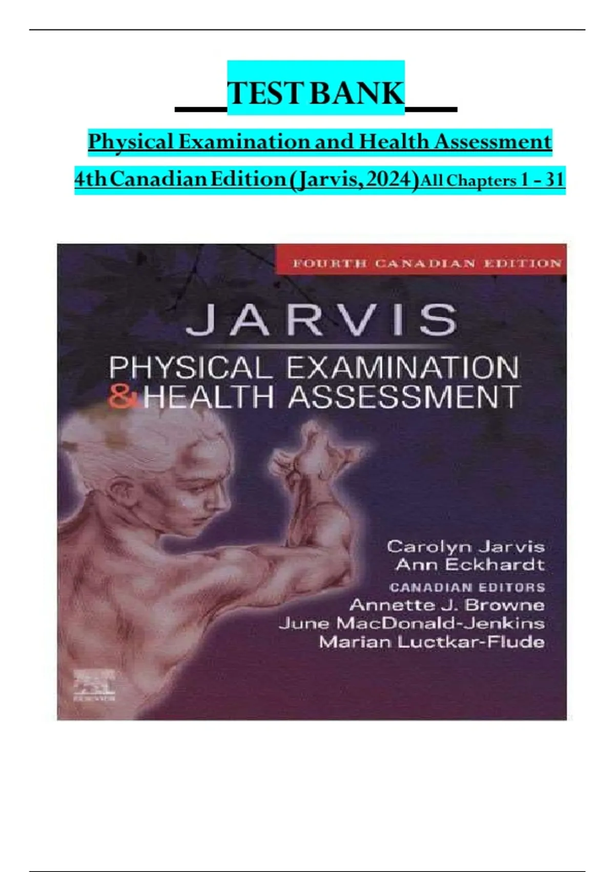 Physical Examination and Health Assessment, 9th Edition (2025/2026 New Version) – By Carolyn ...