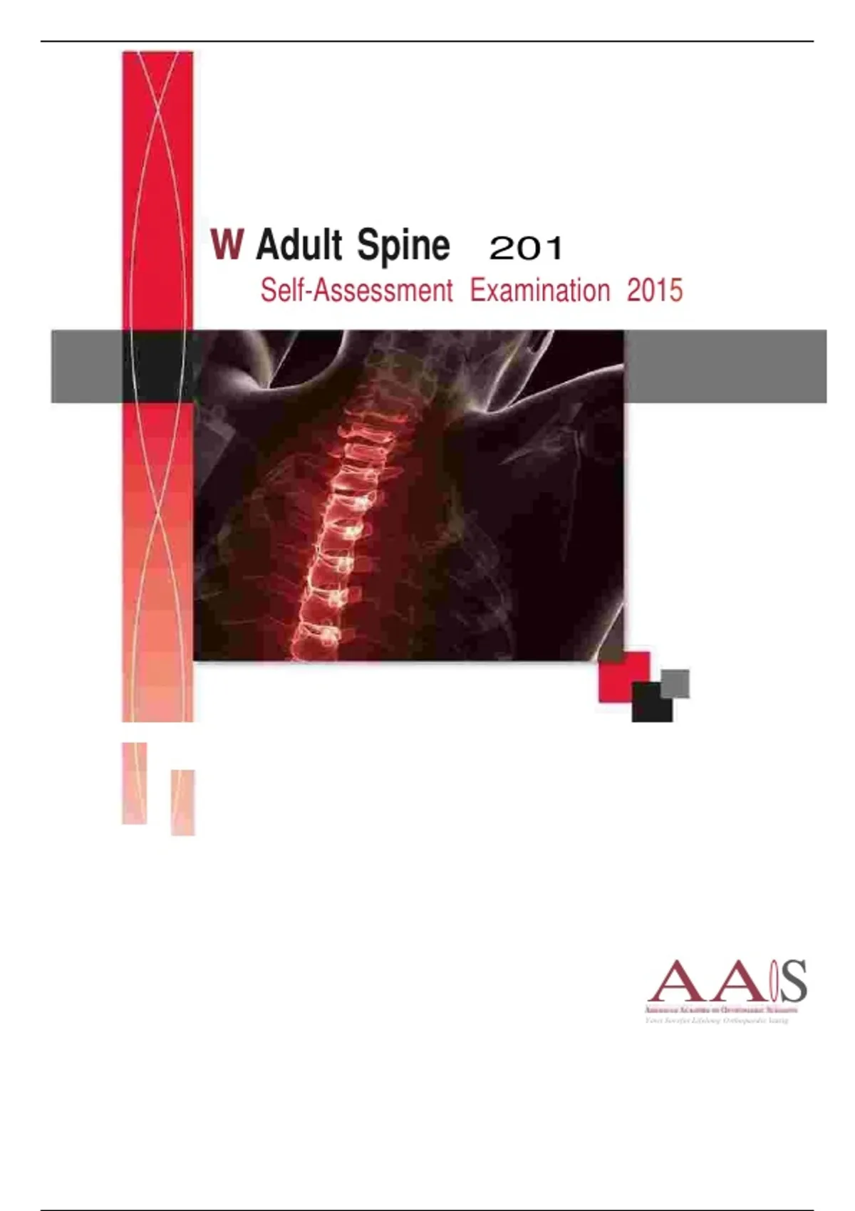 AAOS Adult Spine Self-Assessment Examination (2018 Edition) | Clinical ...