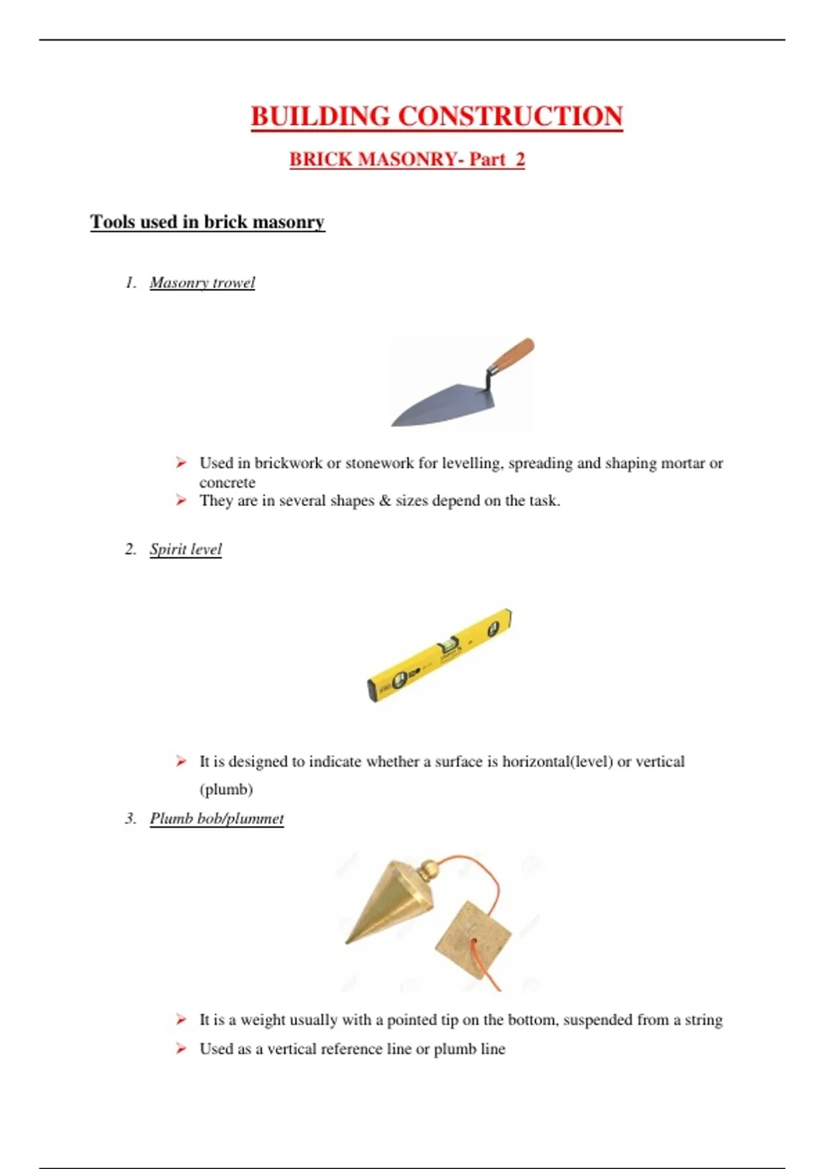 Building Construction: Brick Masonry Part 2 | Complete 2025–2026 Study ...