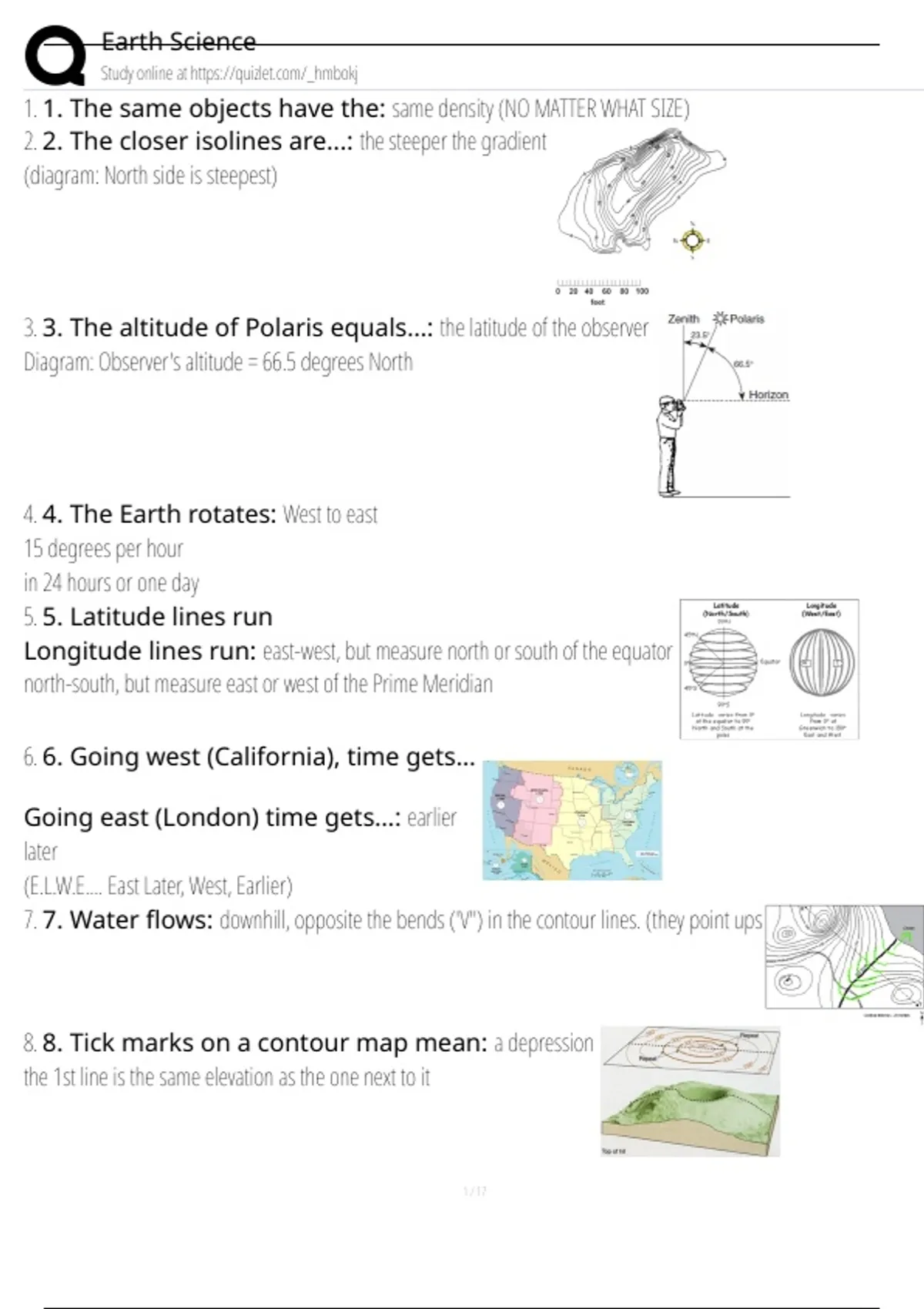 Earth Science Exam Questions and Answers 100% Pass |Verified & Updated|ACTUAL 2025/2026 Cheat ...