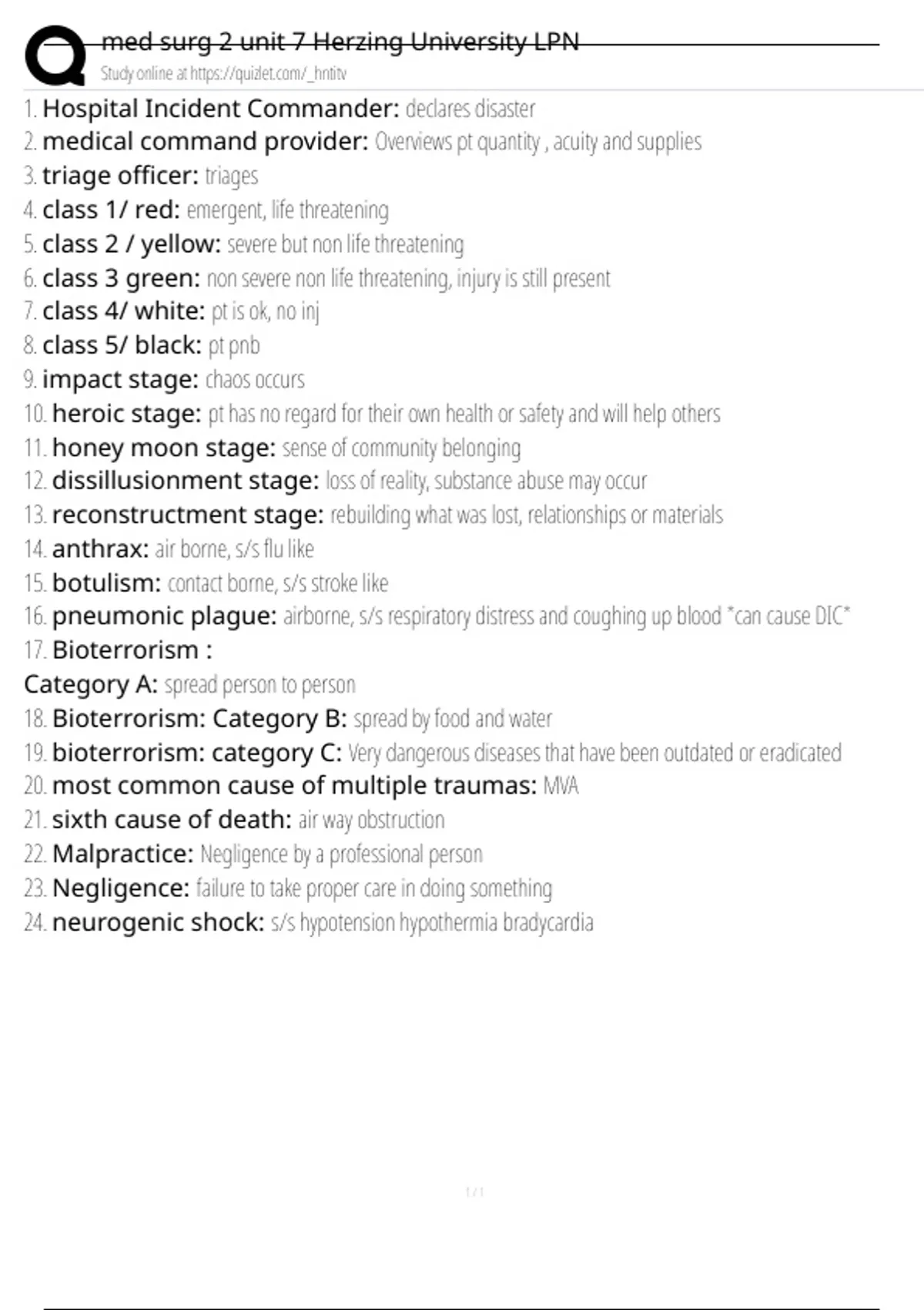 med surg 2 unit 7 Herzing University LPN Exam Questions and Answers 100 ...