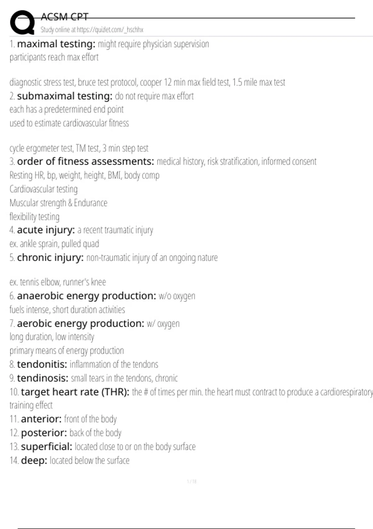 ACSM CPT Exam Questions and Answers 100% Pass |Verified & Updated ...