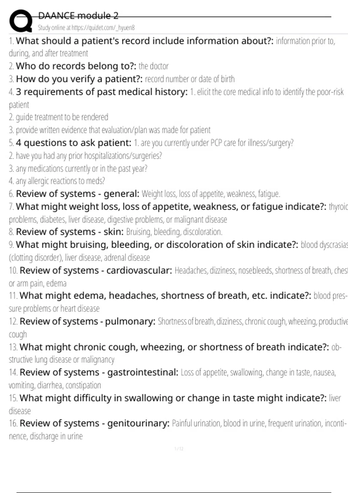 DAANCE module 2 Exam Questions and Answers 100% Pass |Verified & Updated|ACTUAL 2025/2026 Cheat ...