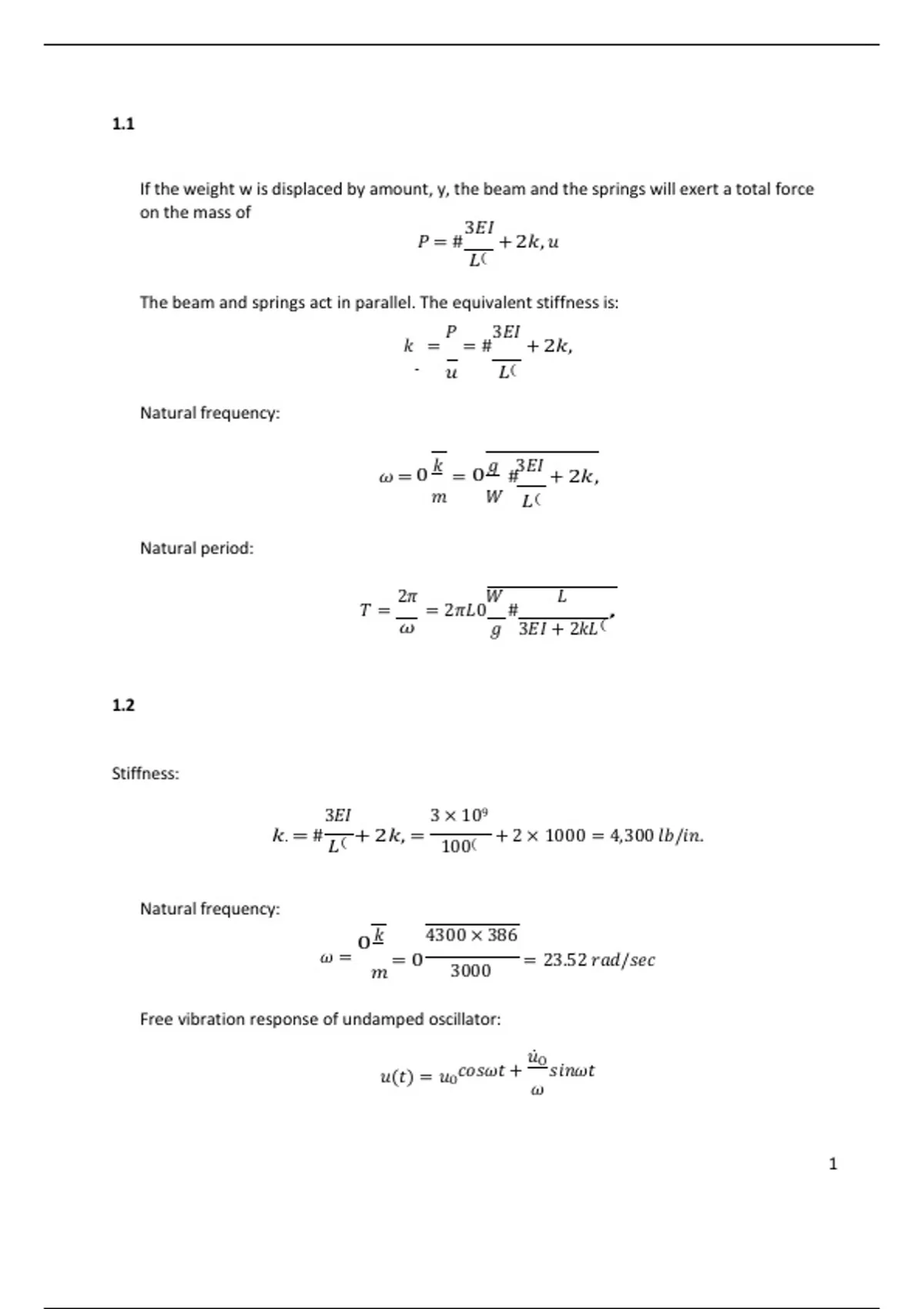 Solution Manual for Structural Dynamics: Theory and Computation (6th ...