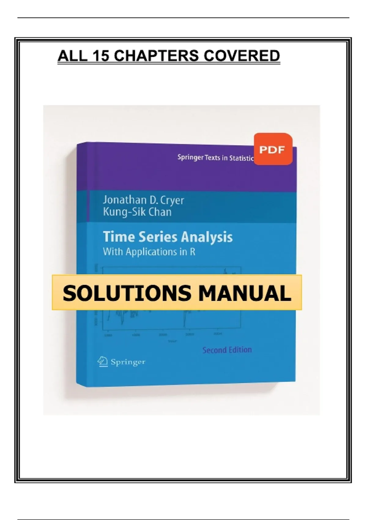 Solutions Manual for Time Series Analysis: With Applications in R (2nd ...