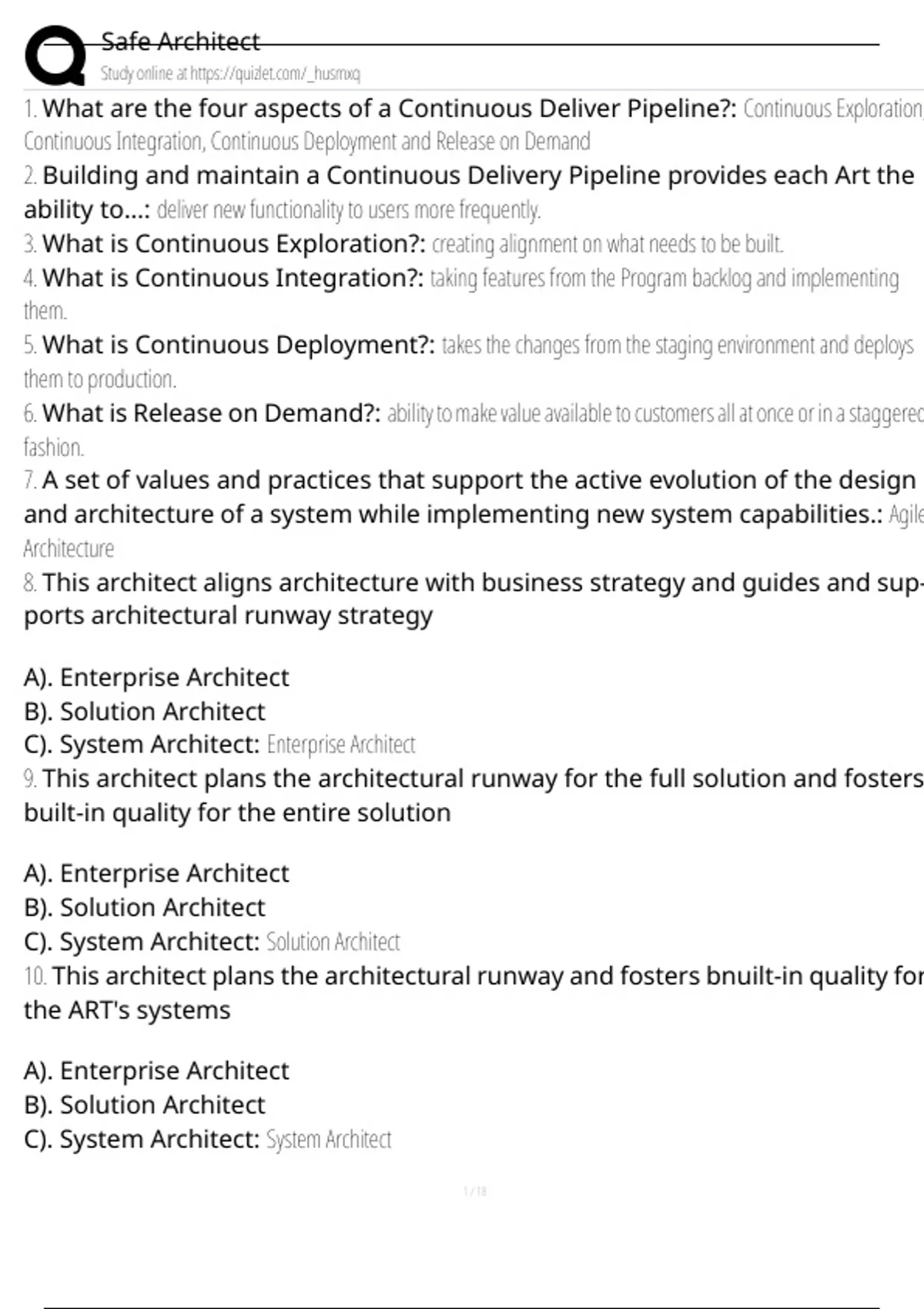 Safe Architect Exam Questions and Answers 100% Pass |Already Graded A+ ...