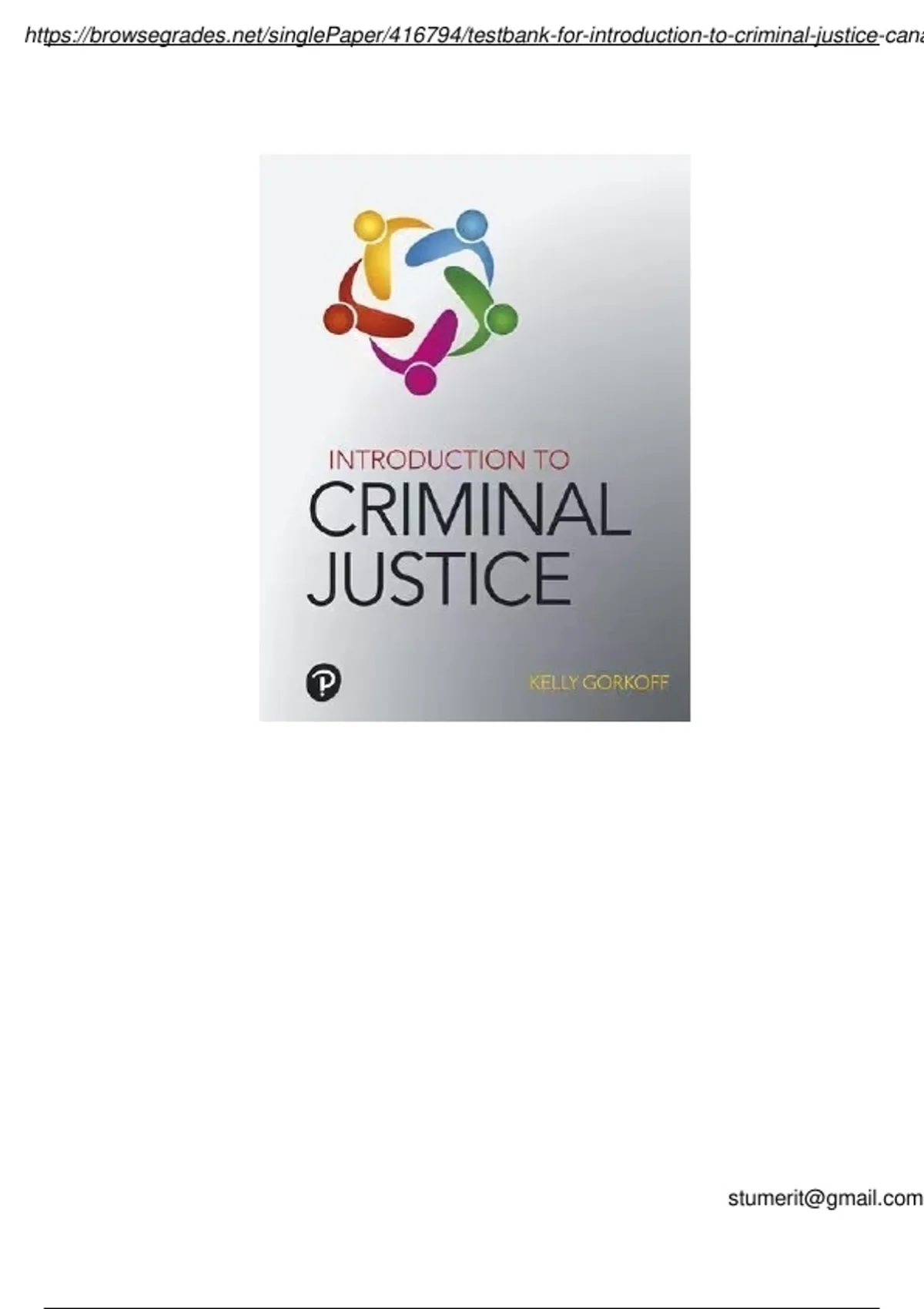 Introduction to Criminal Justice in Canada by Kelly Gorkoff | Complete ...