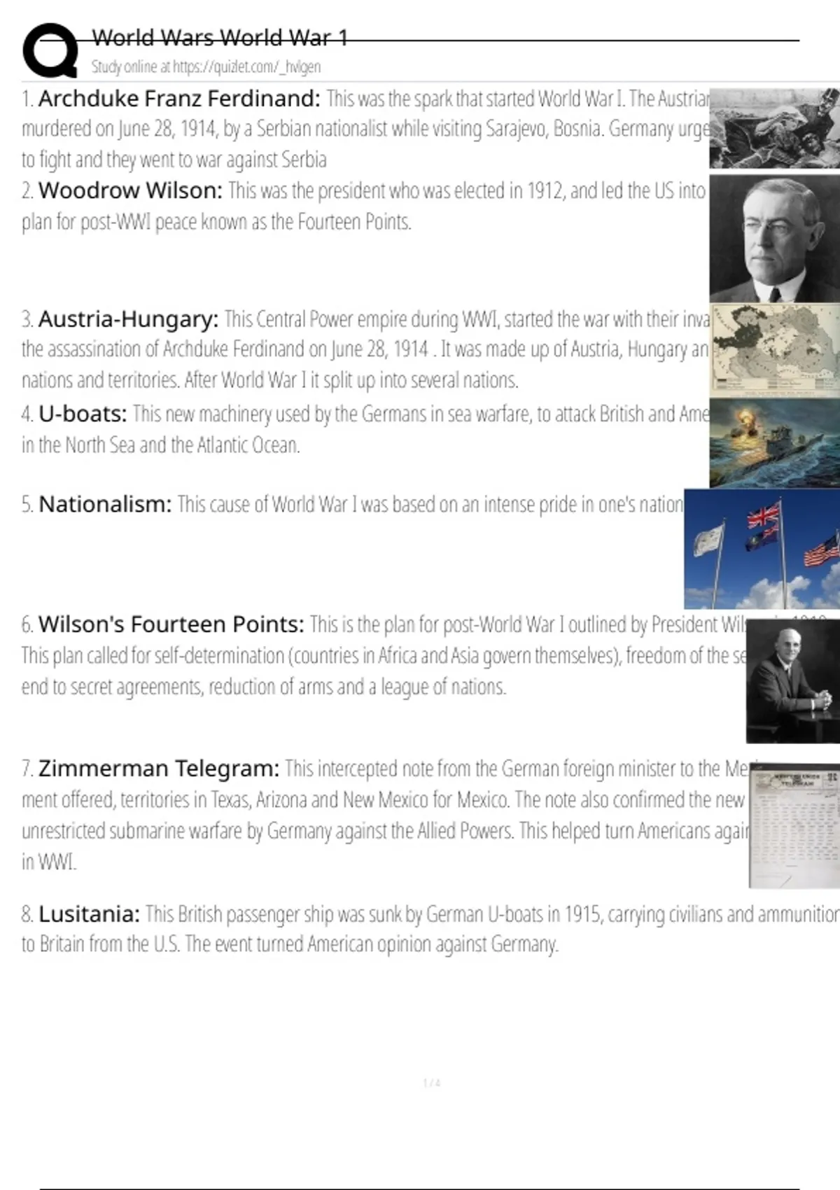 World Wars World War 1 Exam Questions and Answers 100% Pass |Verified ...