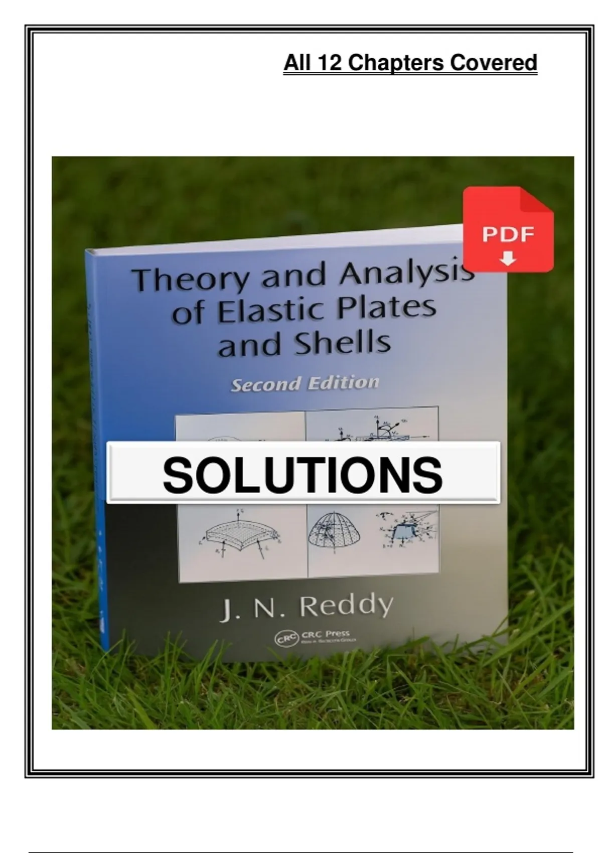 Solutions Manual for Theory and Analysis of Elastic Plates and Shells ...