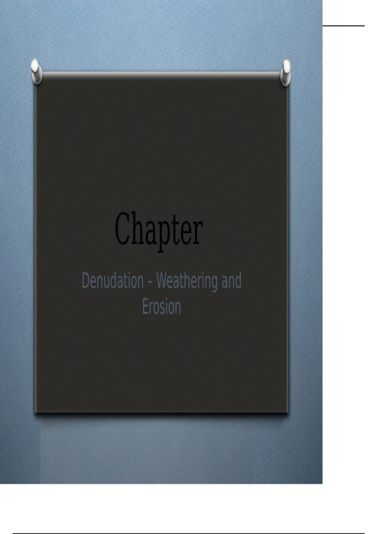 Weathering and Erosion - Complete notes for LC Geography/GCSE ...