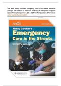 Test bank nancy caroline's emergency care in the streets essentials ...