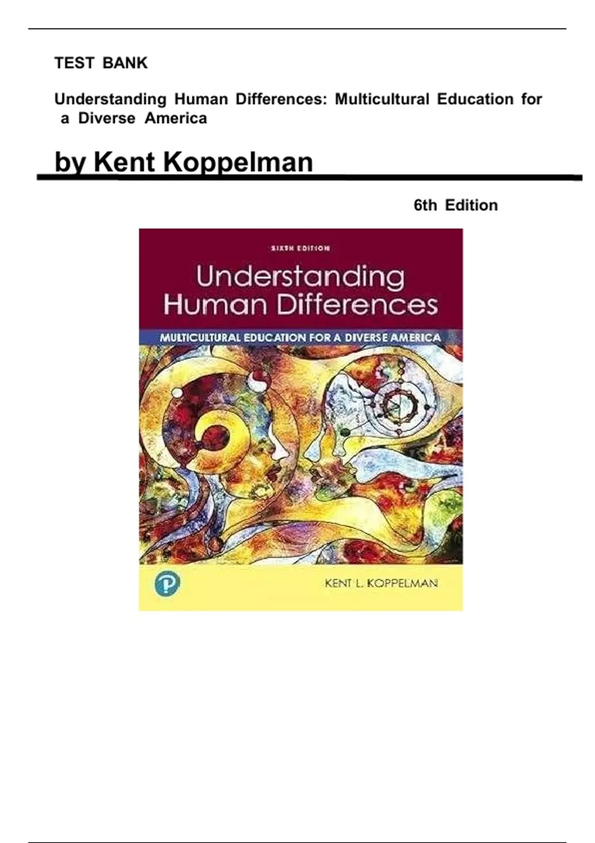 Test Bank for Understanding Human Differences Multicultural Education ...
