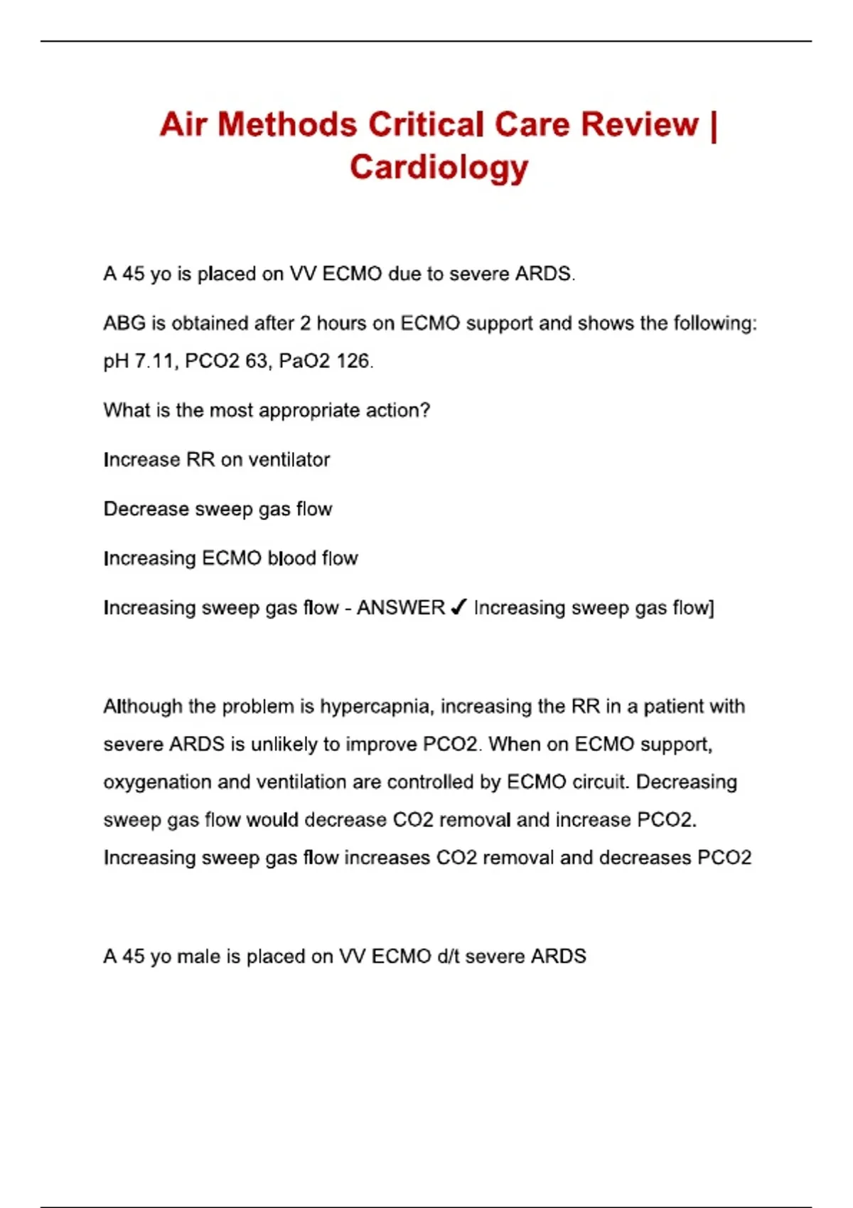 Air Methods Question Bank 2025–2026 | Flight Paramedic & Air Medical ...