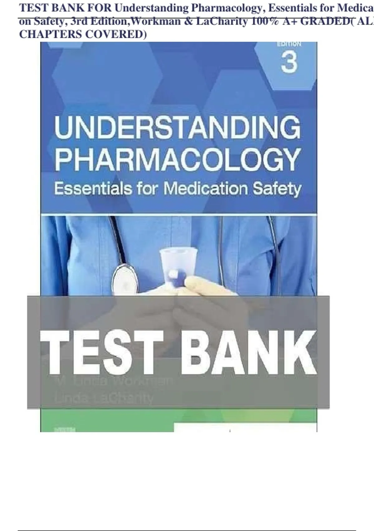 Understanding Pharmacology: Essentials for Medication Safety – Test ...