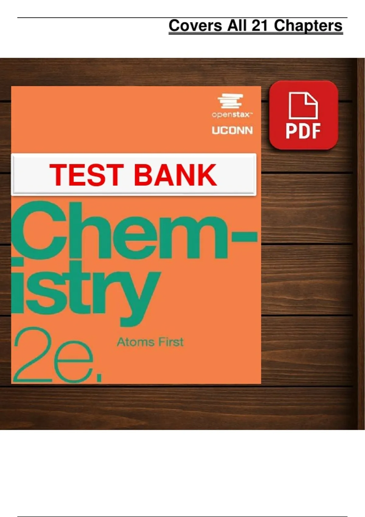Chemistry: Atoms First (2nd Edition, 2024) – Test Bank – OpenStax ...