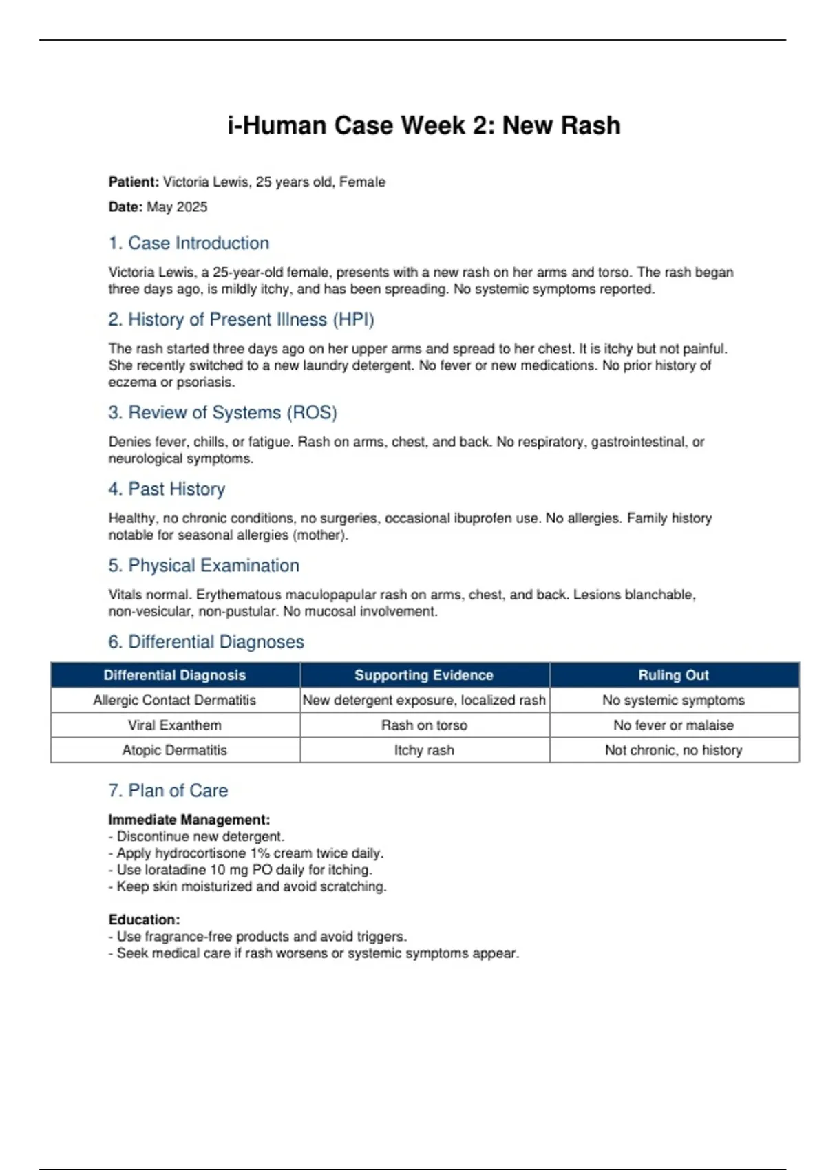 PDF***New Rash in a 25-Year-Old Female: A Case Study in Allergic ...