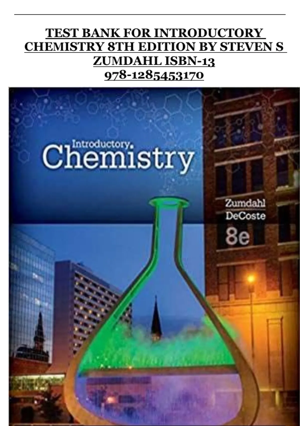 Introductory Chemistry – Steven S. Zumdahl, 8th Edition (ISBN 978 ...
