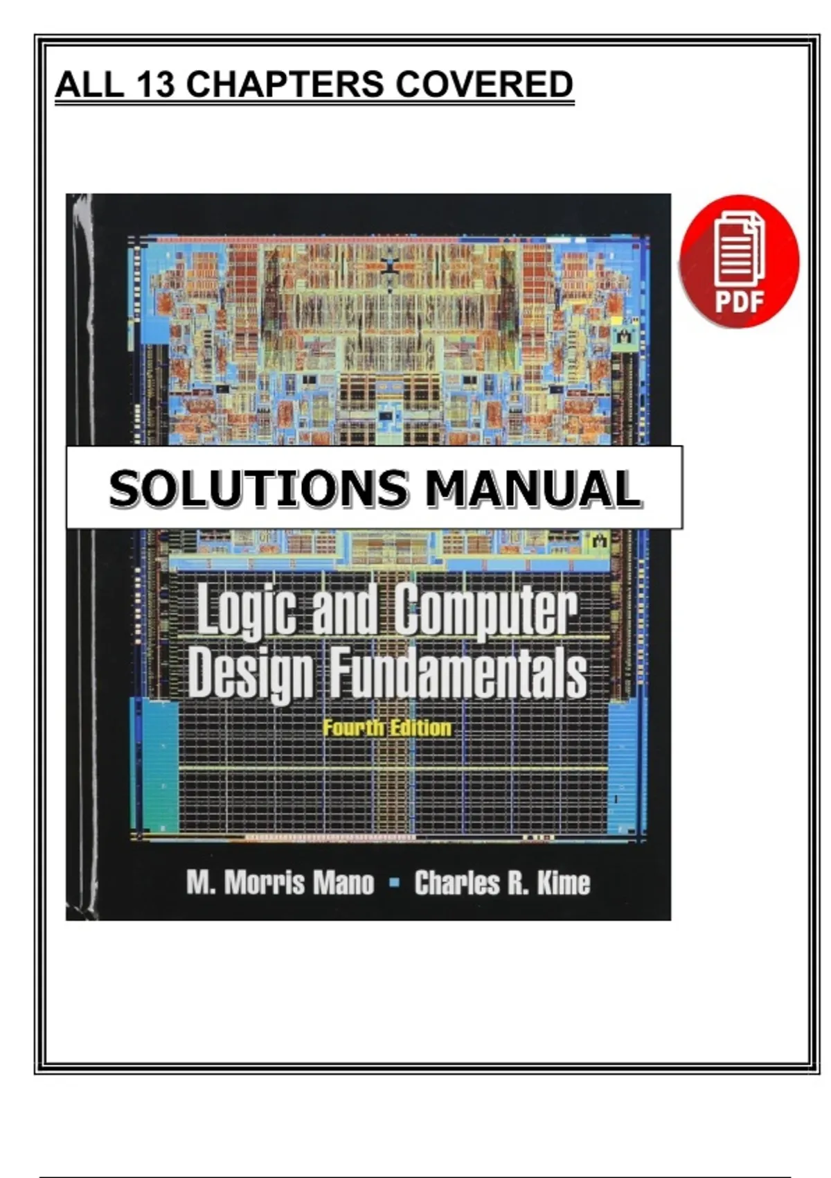 Logic and Computer Design Fundamentals (4th Edition, 2008) – Solutions ...