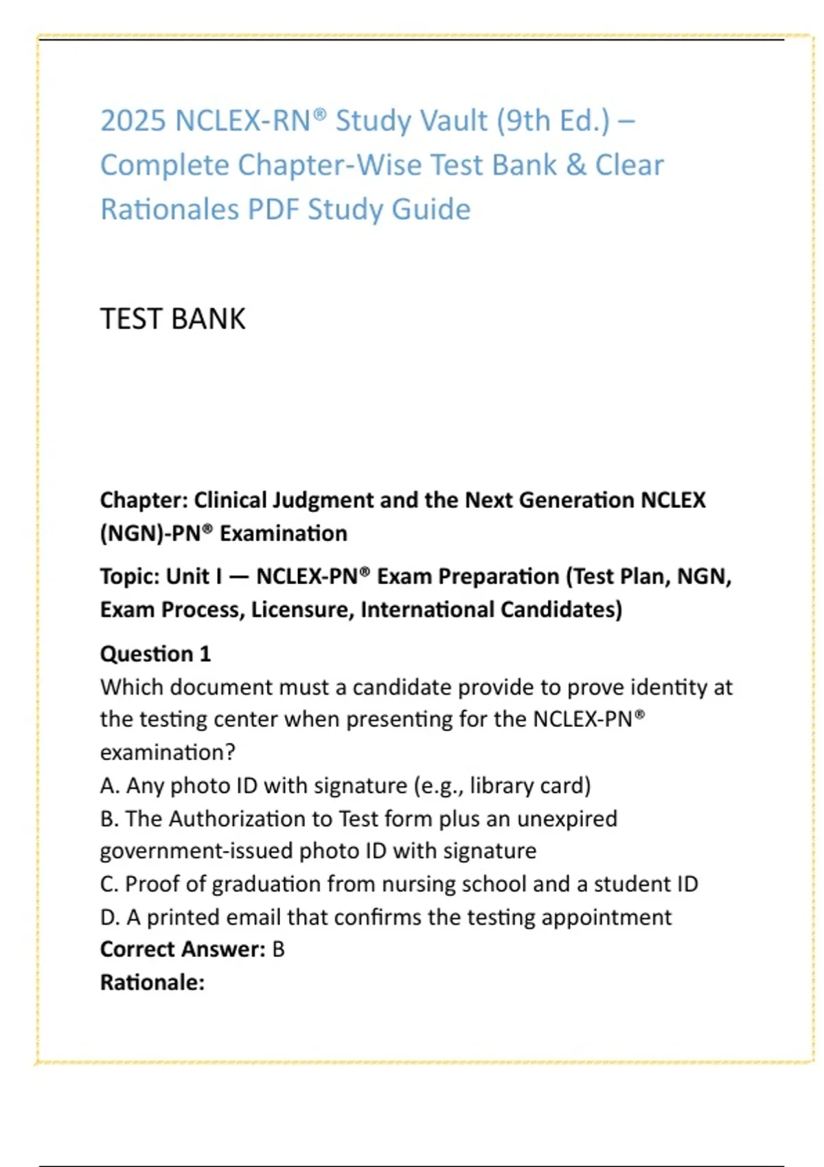 Original NCLEX-PN 2025 Study Guide — 70 Saunders-Style Chapters with ...