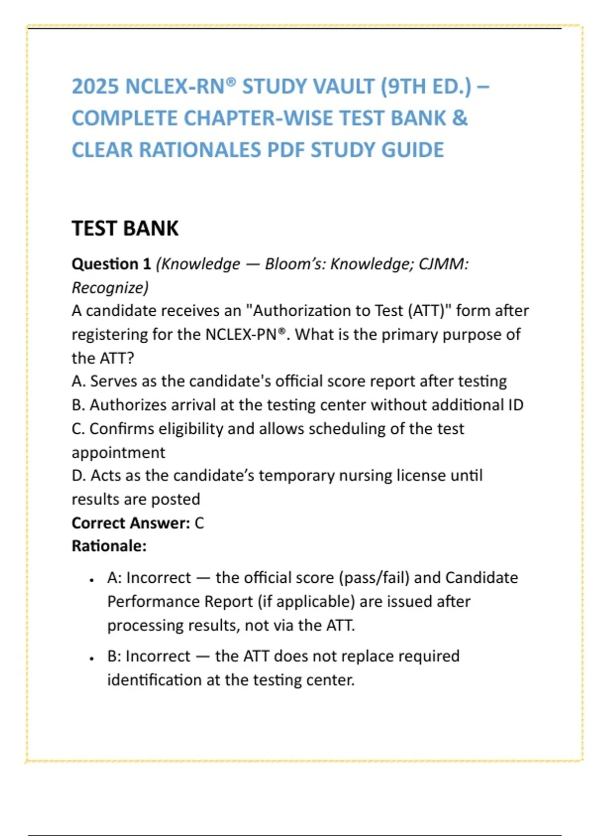 Original NCLEX-PN 2025 Study Guide PDF — 70 Chapters × 20 Saunders ...