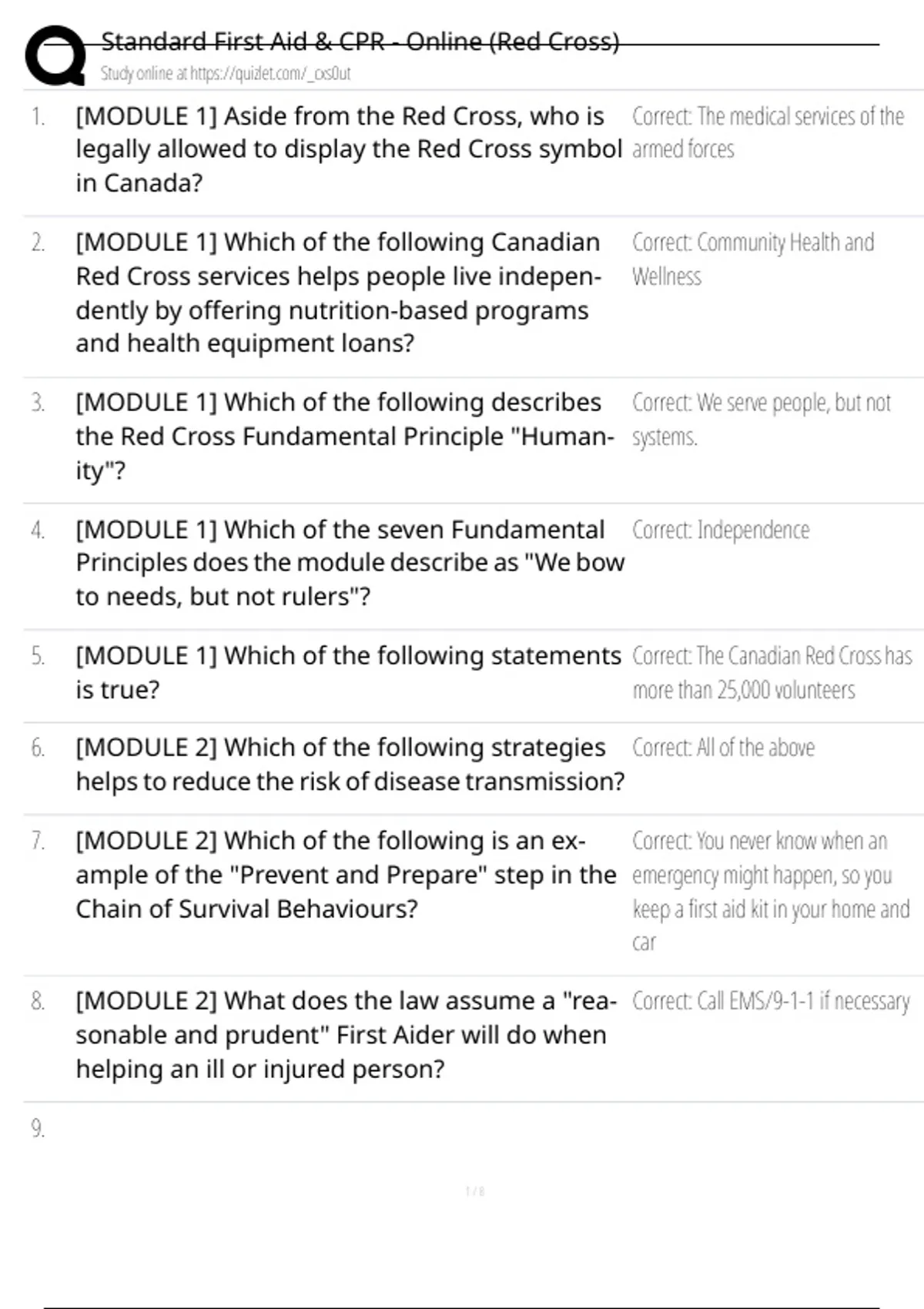 Standard First Aid & CPR Online Course 2025/2026 – Red Cross Complete ...