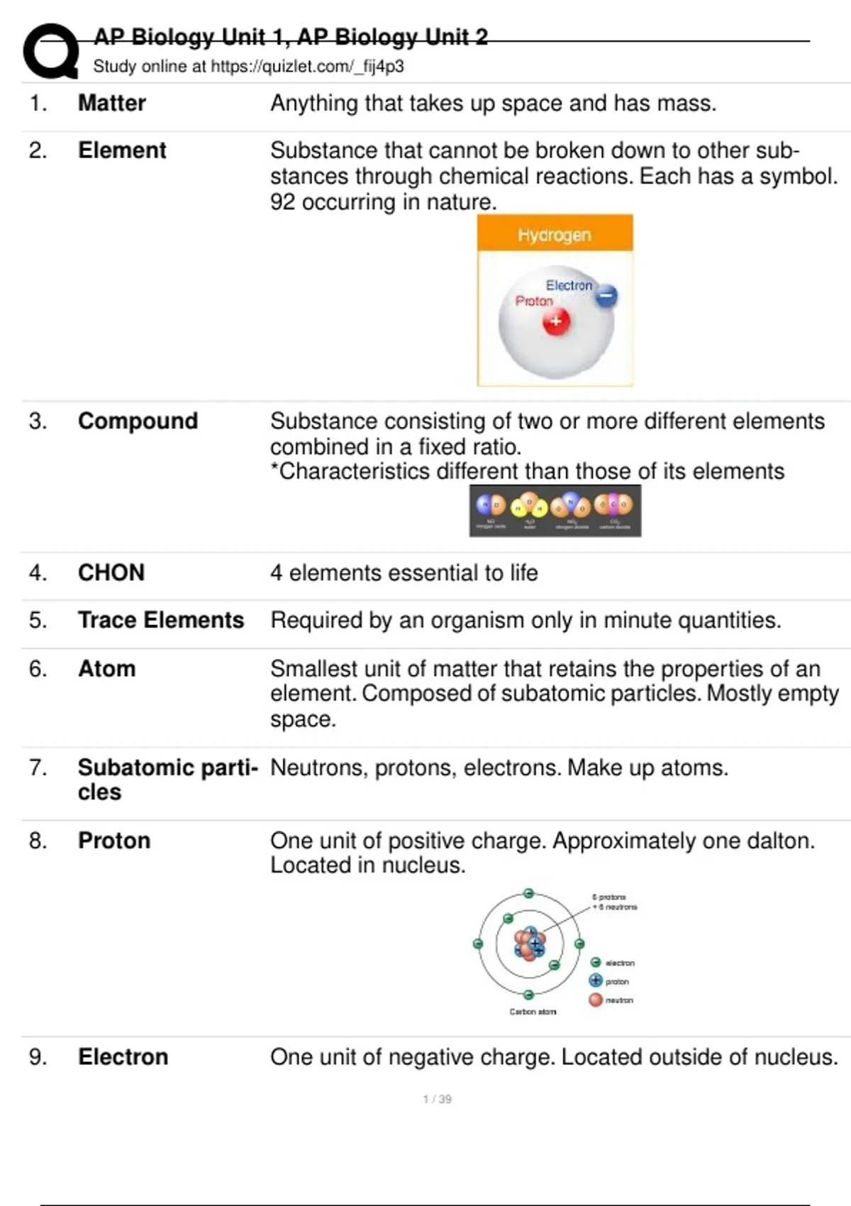 AP Biology Unit 1 & Unit 2 — Complete Questions, Answers & Rationales ...