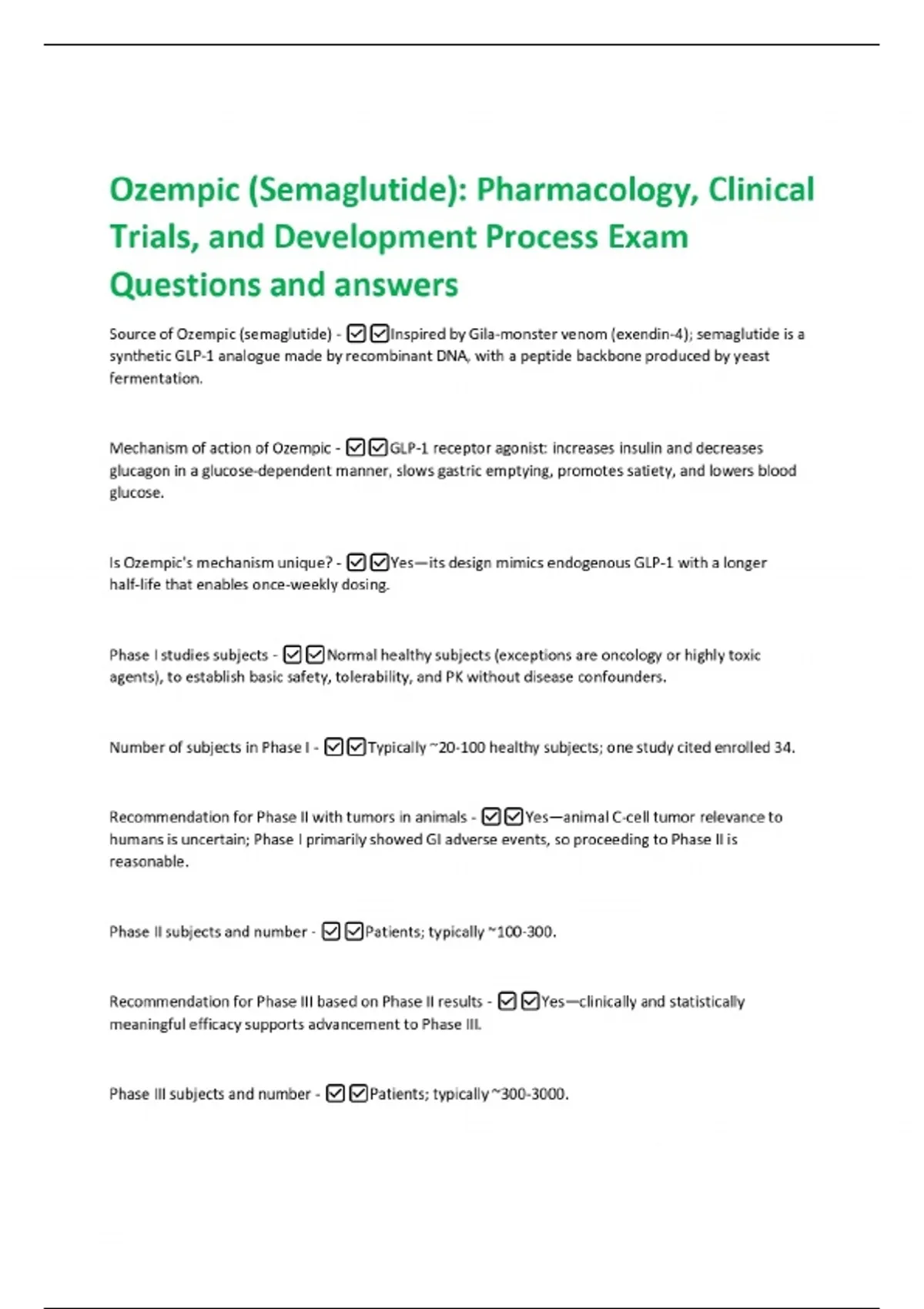 Ozempic (Semaglutide): Pharmacology, Clinical Trials, and Development ...