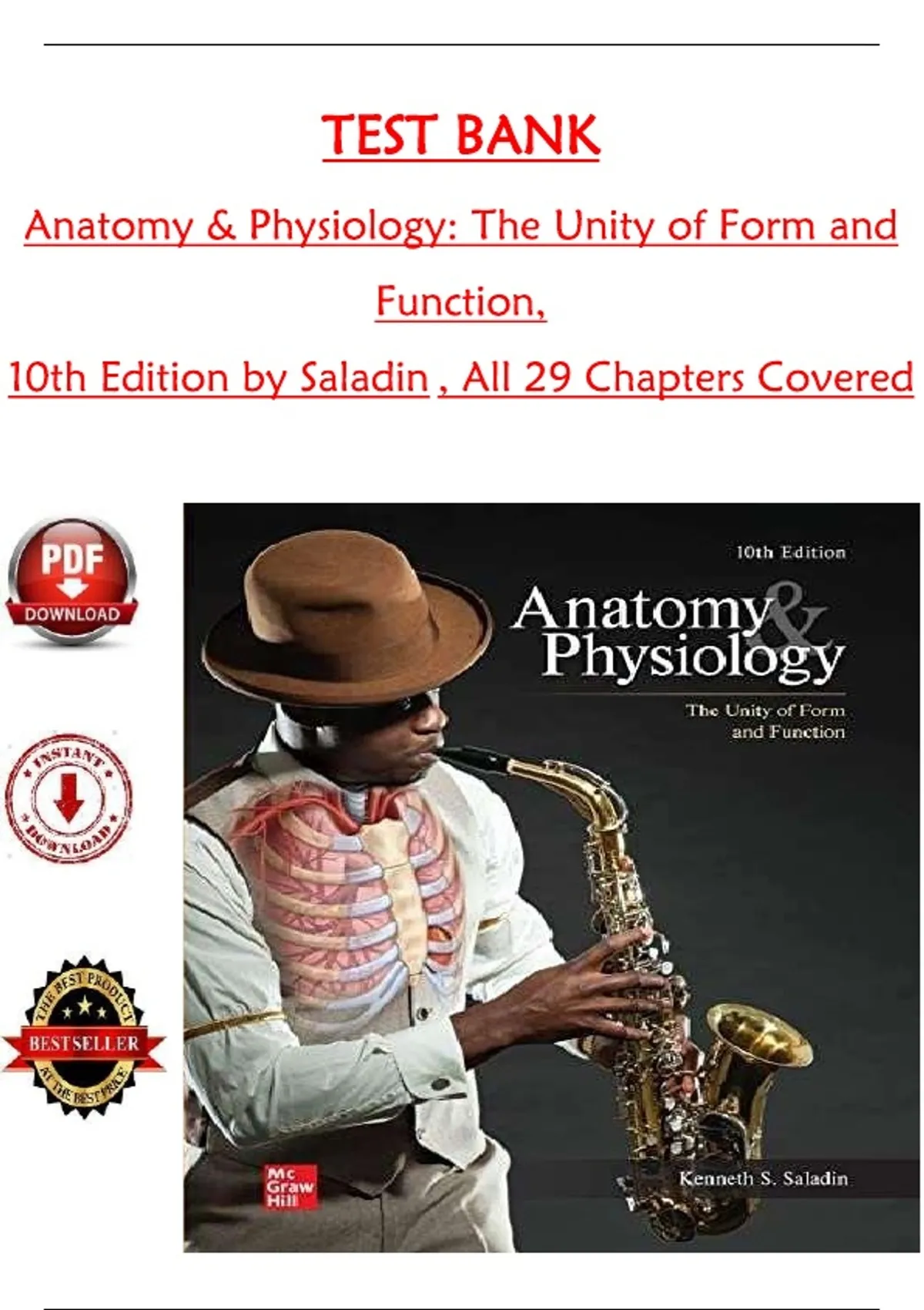 Anatomy & Physiology: The Unity of Form and Function (10th Ed) by ...