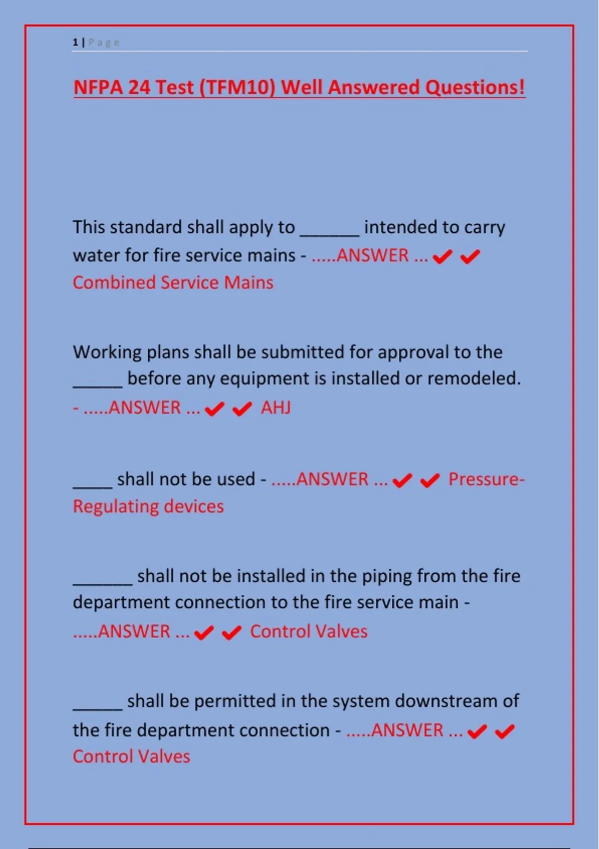 NFPA 24 Hydrostatic Test Requirements & Procedures | Full Guide - NAVY ...